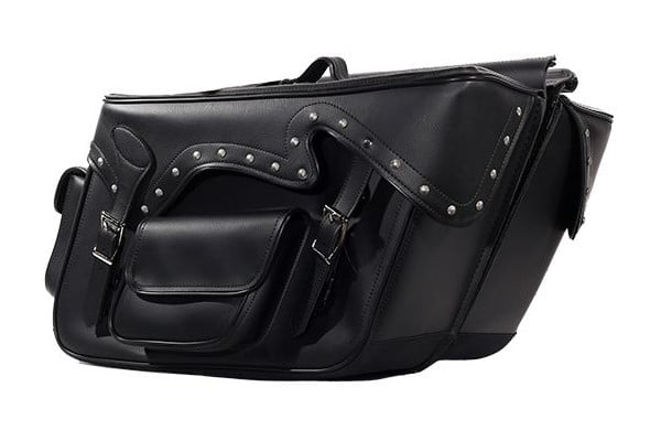 Dream Apparel Motorcycle Saddle Bags PU Leather Motorcycle Saddlebag ...