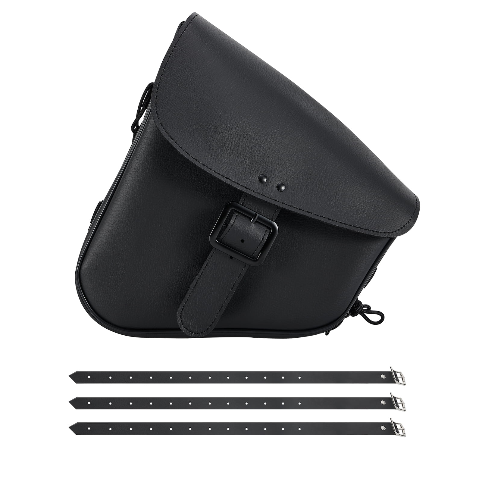 Dream Apparel Motorcycle Saddle Bags Synthetic Leather Motorcycle Solo ...