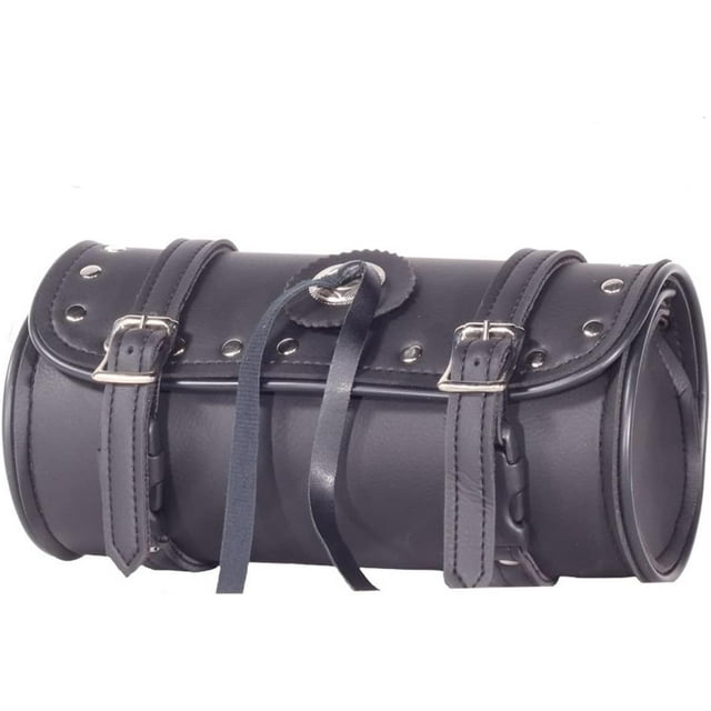 Dream Apparel Motorcycle Tool Bags with Shiny Studs & Concho Handlebar ...