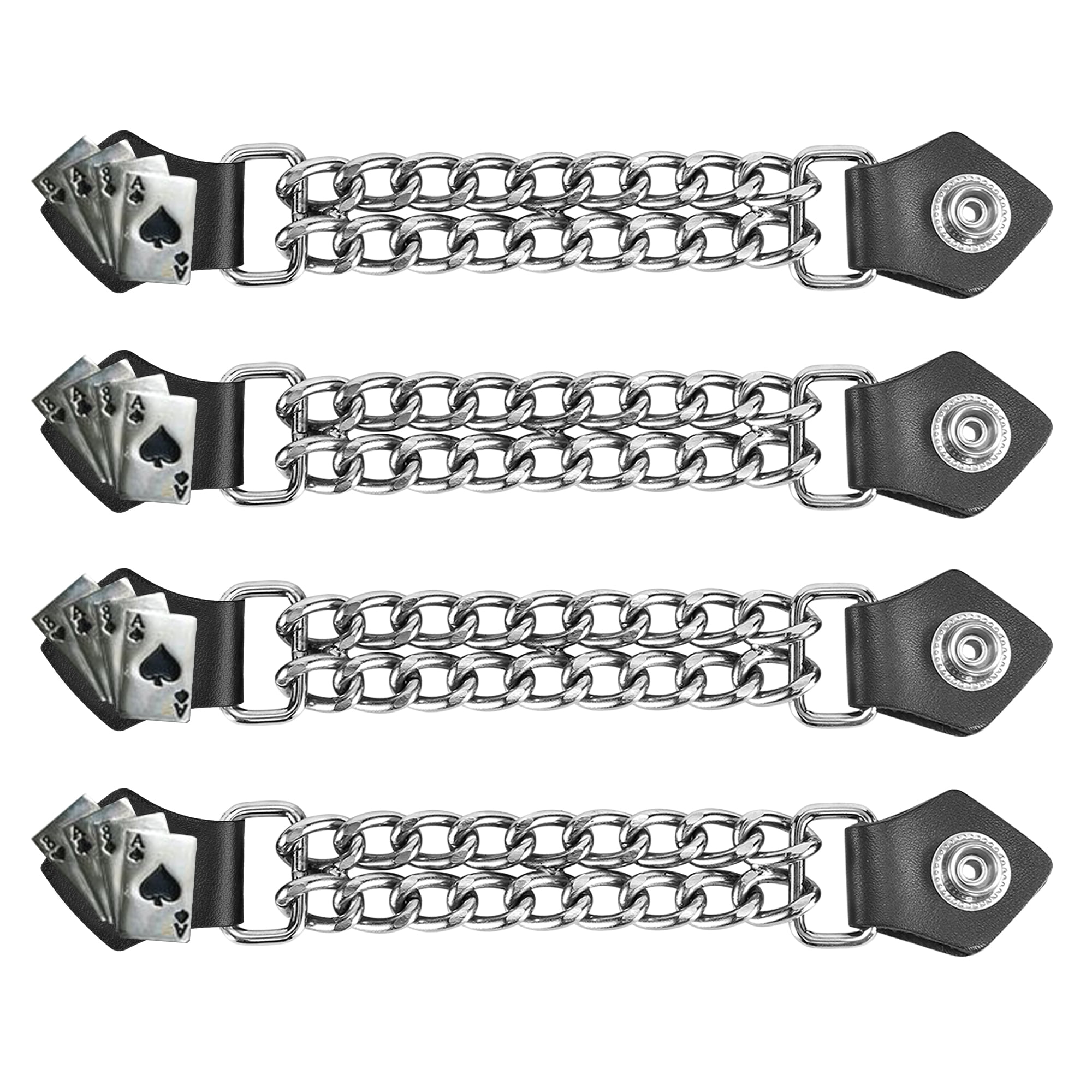 Dream Apparel Motorcycle Vest Extenders for Mans Biker Double Diamond ...