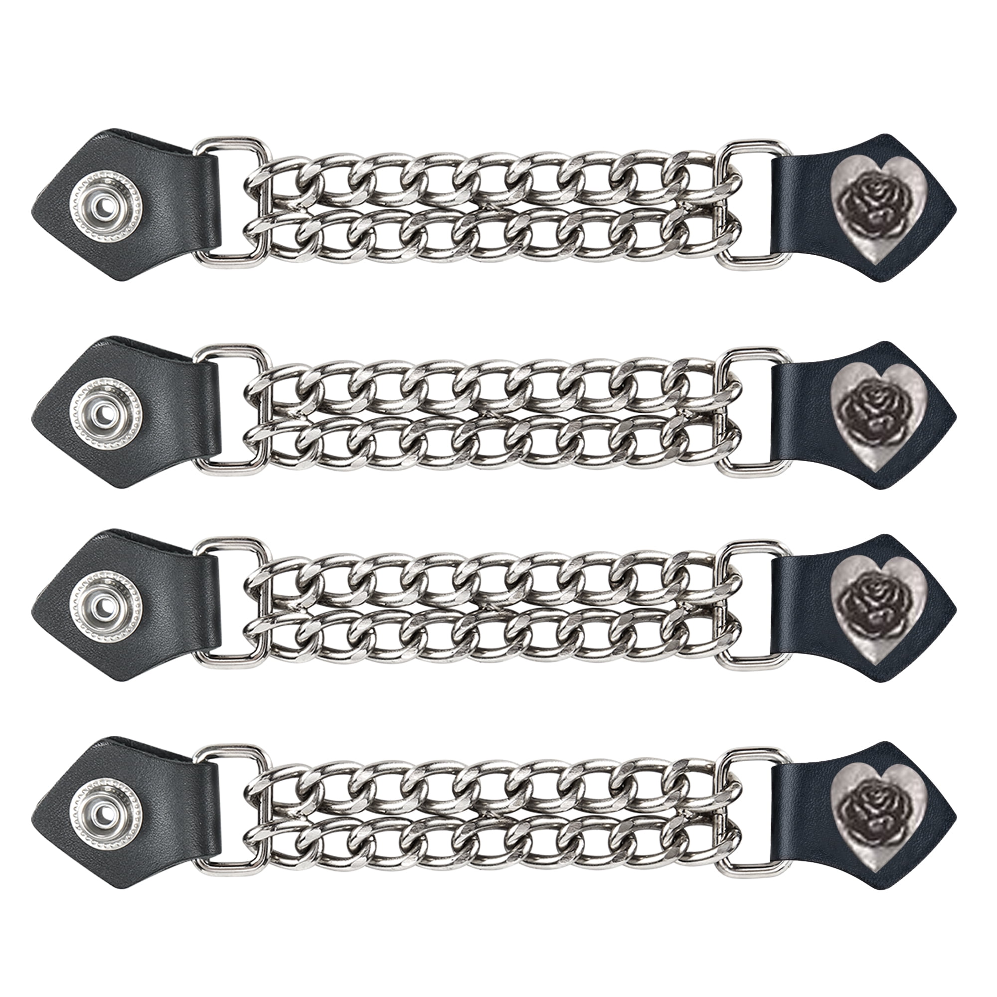 Dream Apparel Motorcycle Vest Extenders for Women Biker Double Diamond ...