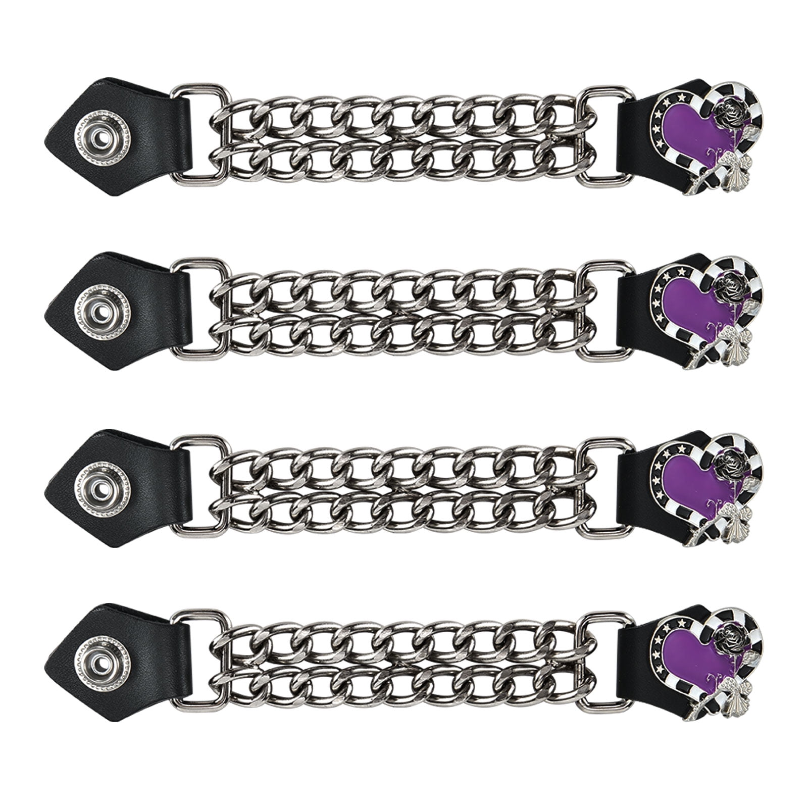 Dream Apparel Motorcycle Vest Extenders for Women Biker Double Diamond ...