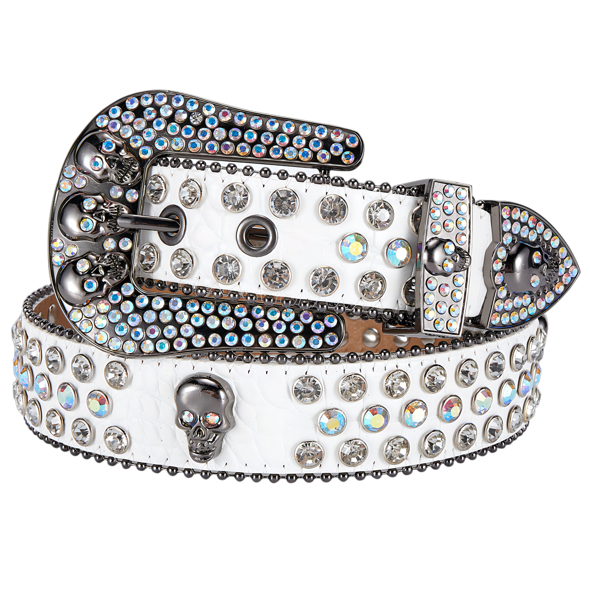 Dream Apparel Rhinestone Belt for Men and Women, Western Cowgirl Cowboy ...