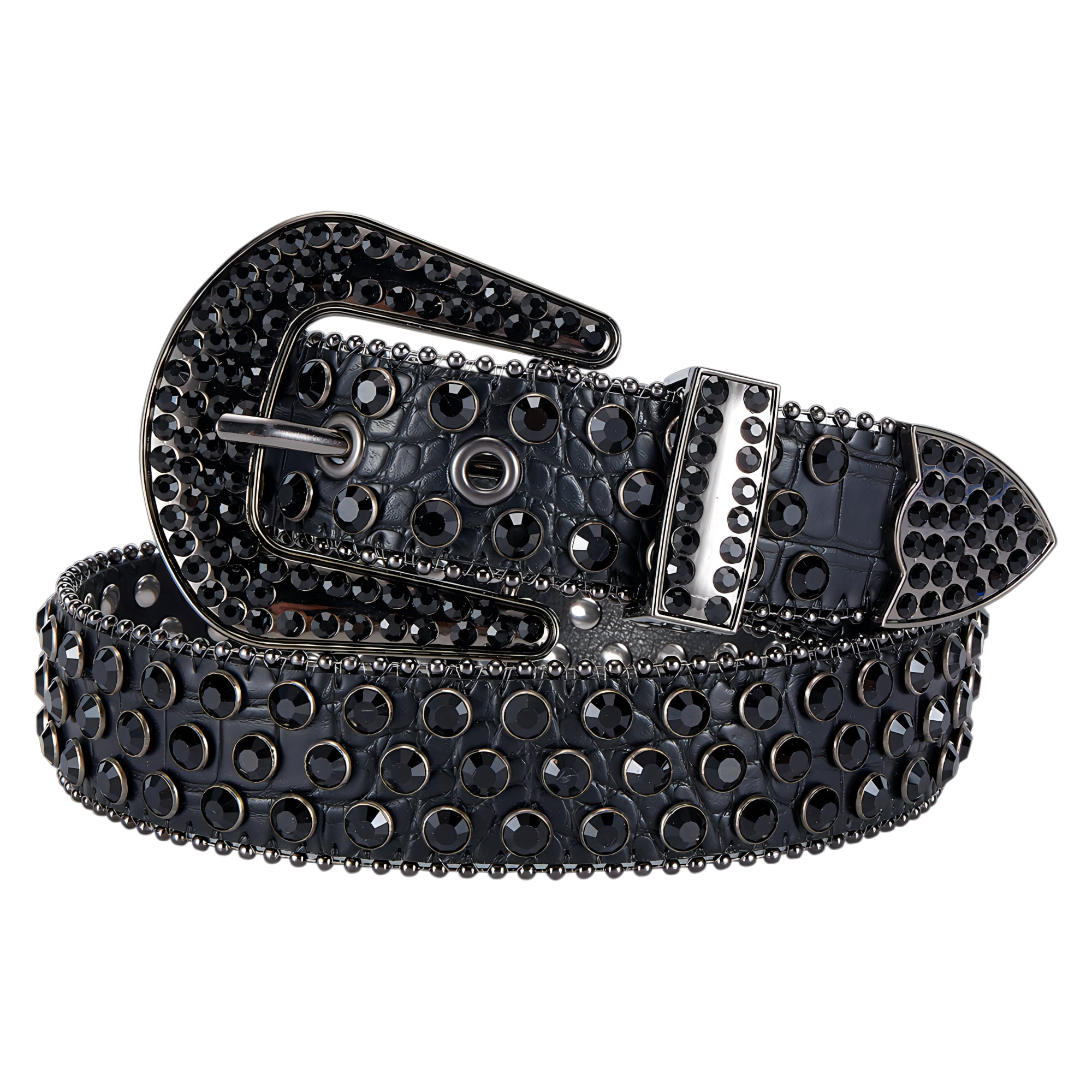 Dream Apparel Rhinestone Belt for Men and Women, Western Cowgirl Cowboy ...