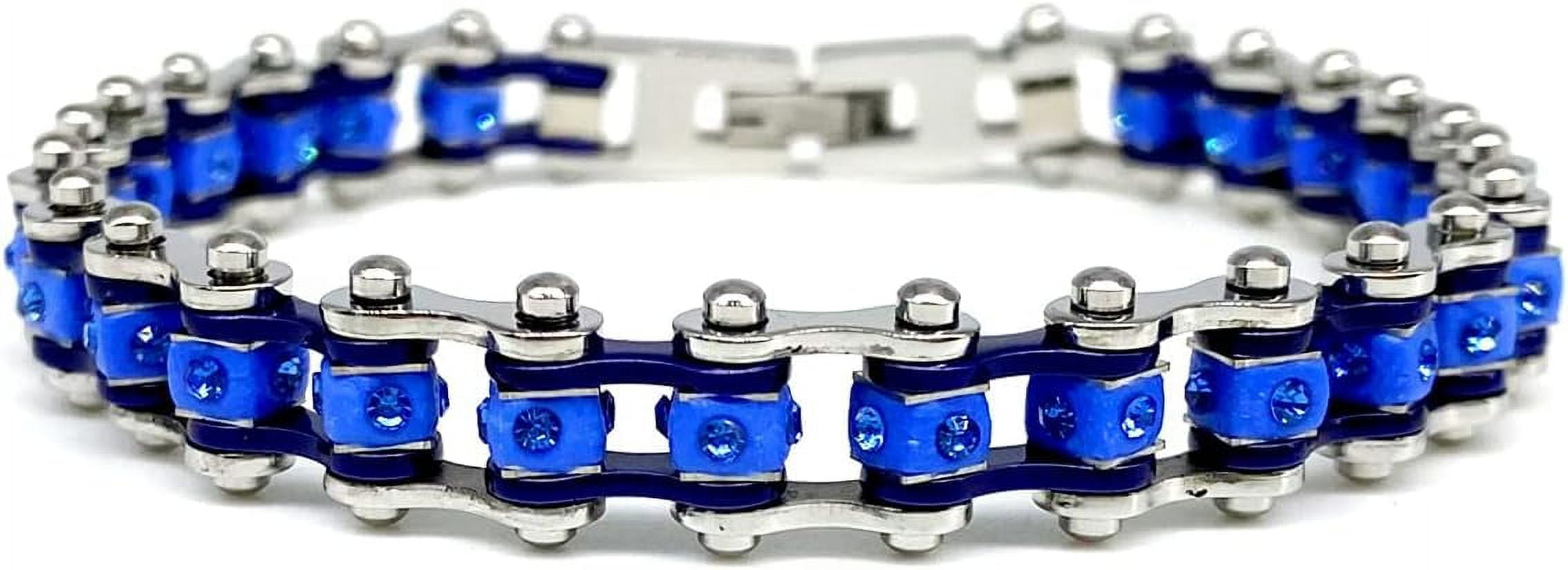 Dream Apparel Stainless Steel Bike Chain Motorcycle Chain Bracelet for ...