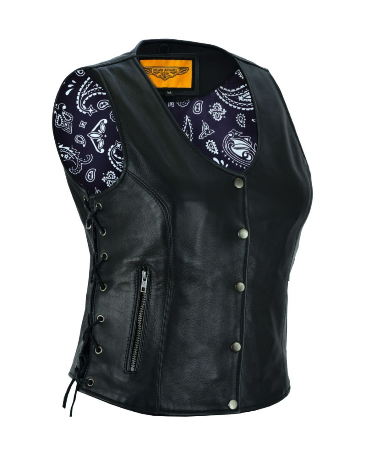 Customer reviews for Dream Apparel Womens Motorcycle Leather Vests for ...