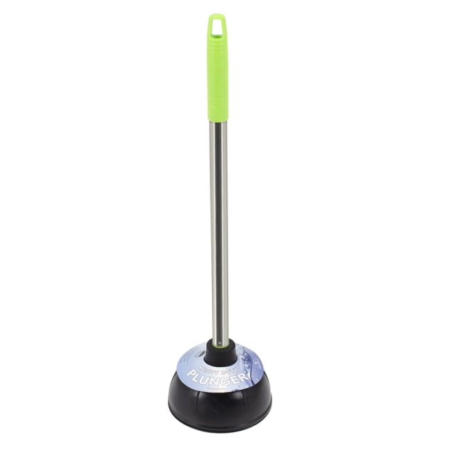 Dream Bath Heavy Duty Ergonomic Steel handle Double layer Cup Plunger ...