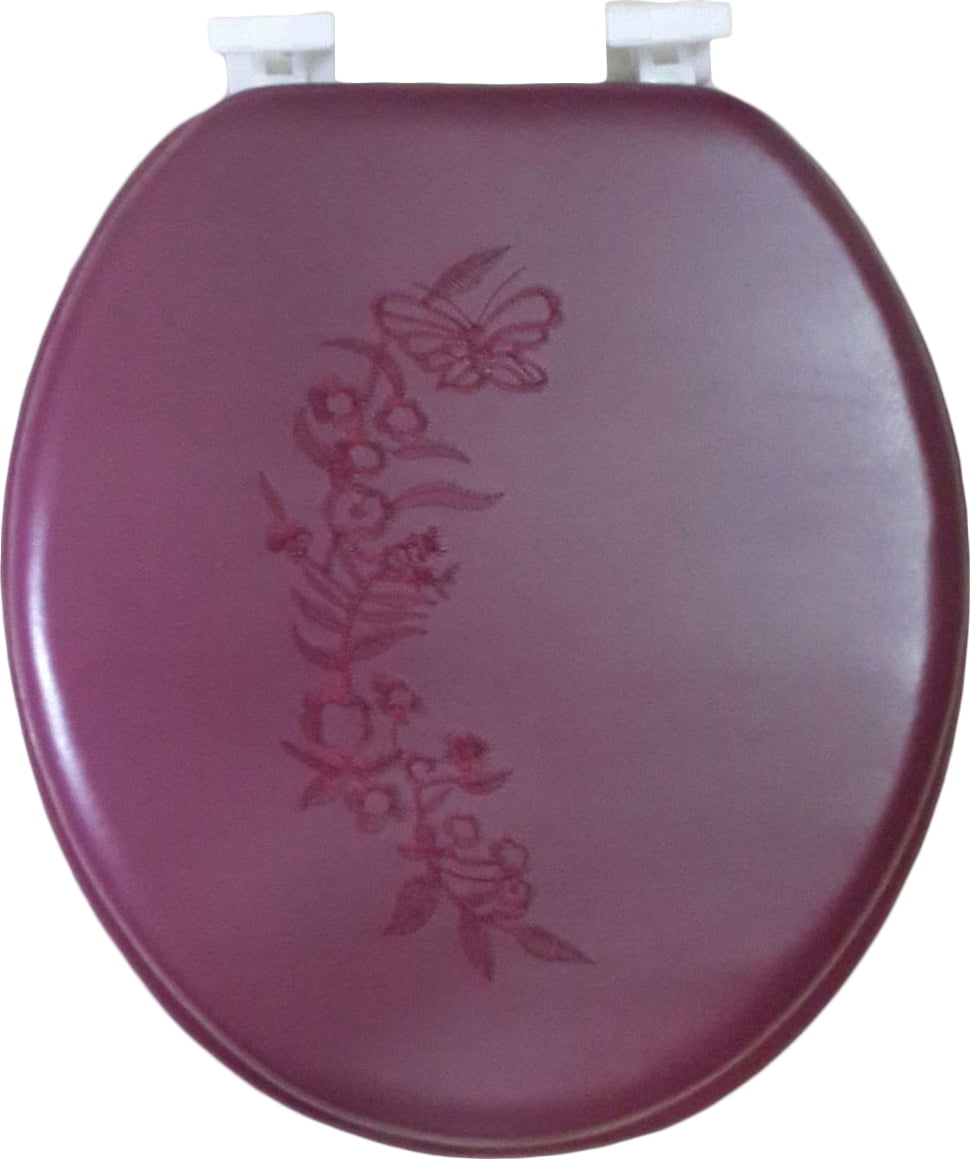 Dream Bath Soft Cushioned Round Front Toilet Seat with non-slip seat ...