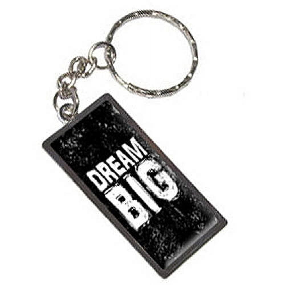 Dream Big Distressed Inspirational Keychain Key Chain Ring - Walmart.com