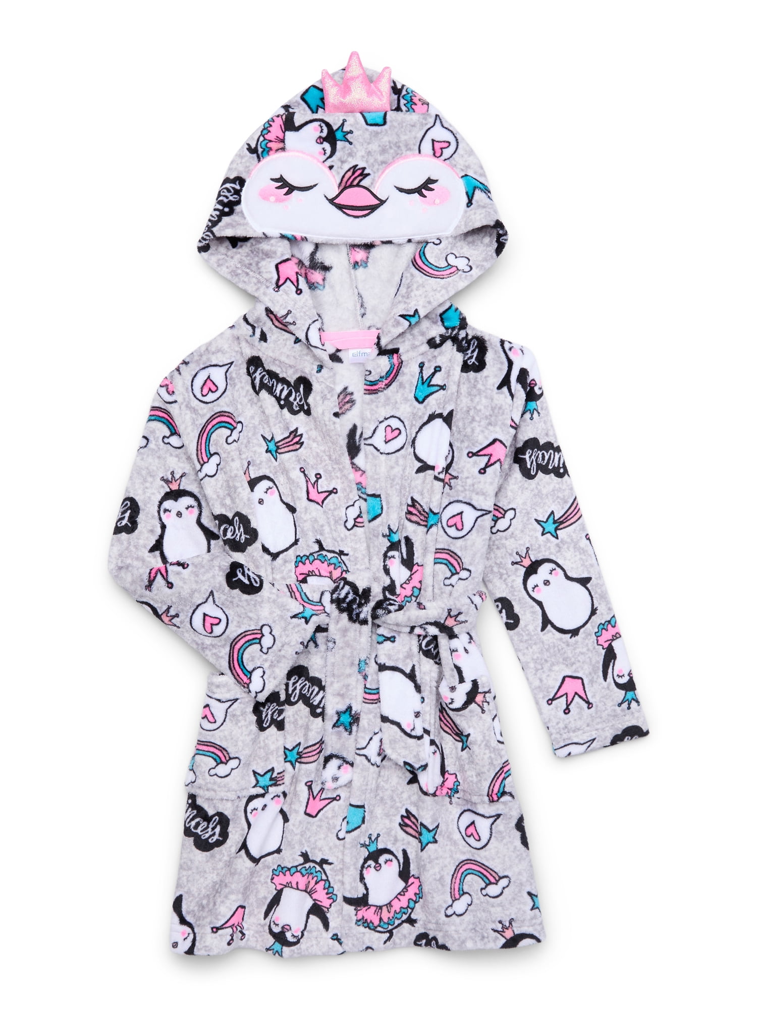 Dream Big Peace Out Girls Character Plush Robe, Sizes 4-12 - Walmart.com