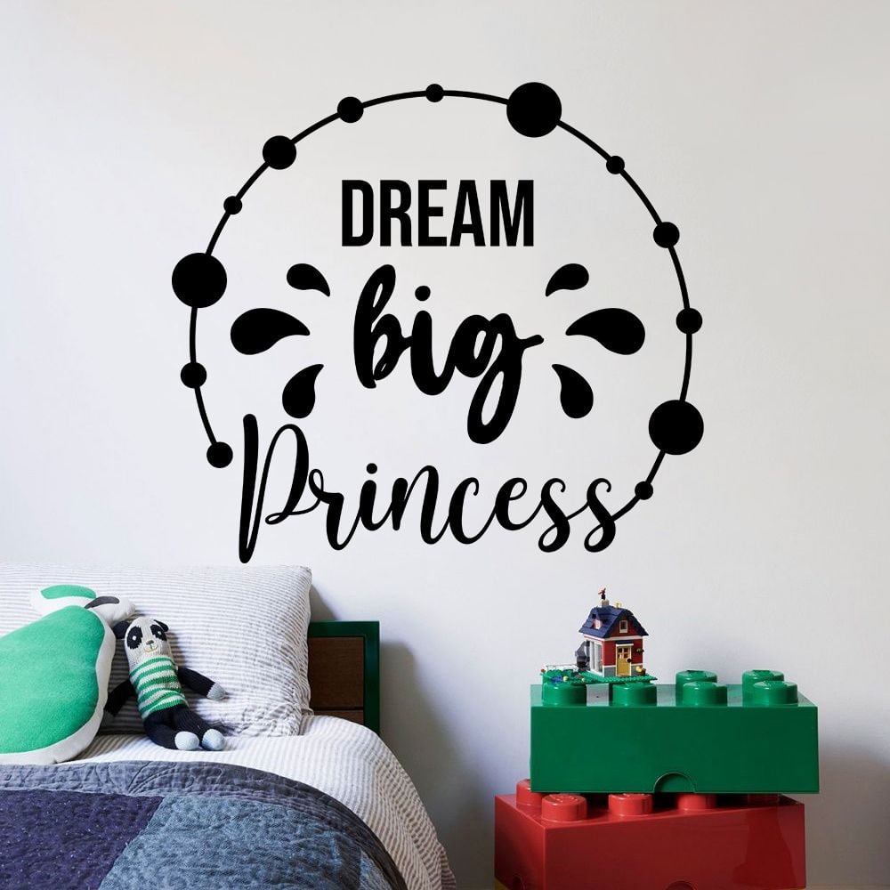 Dream Big Princess Baby Girl Babies Quote Positive Life Inspiration ...