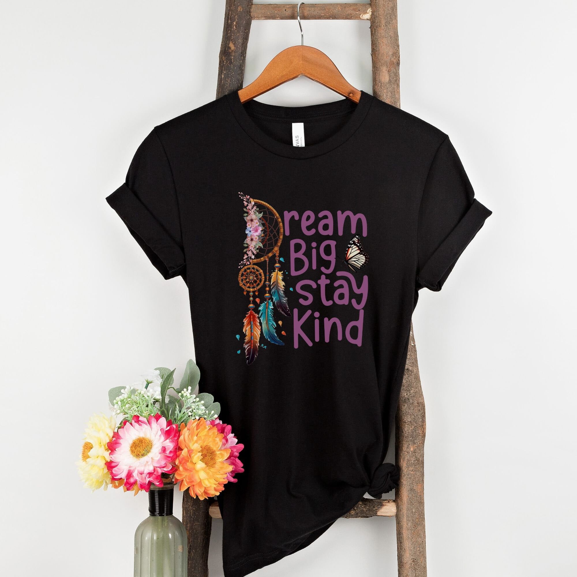 Dream Big Stay Kind Shirt, Motivational Shirt, Kindness Shirt, Positive ...