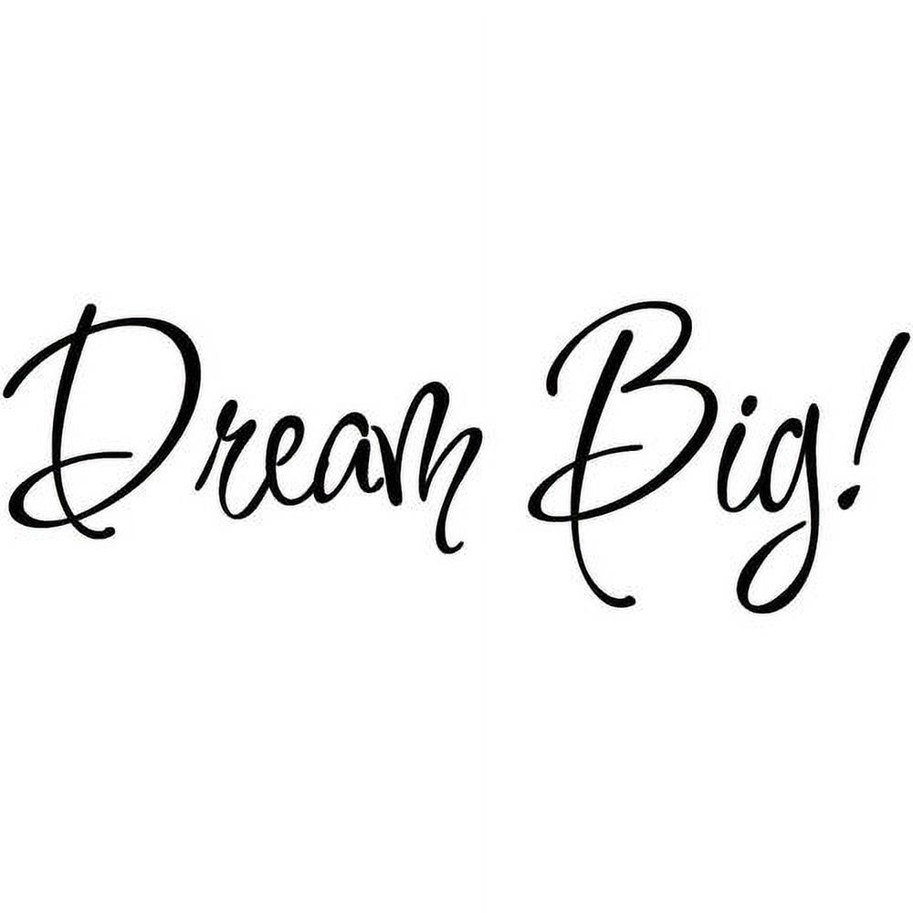 Dream Big! Wall Decal Inspirational Quotes Sayings Wall Art -194 ...