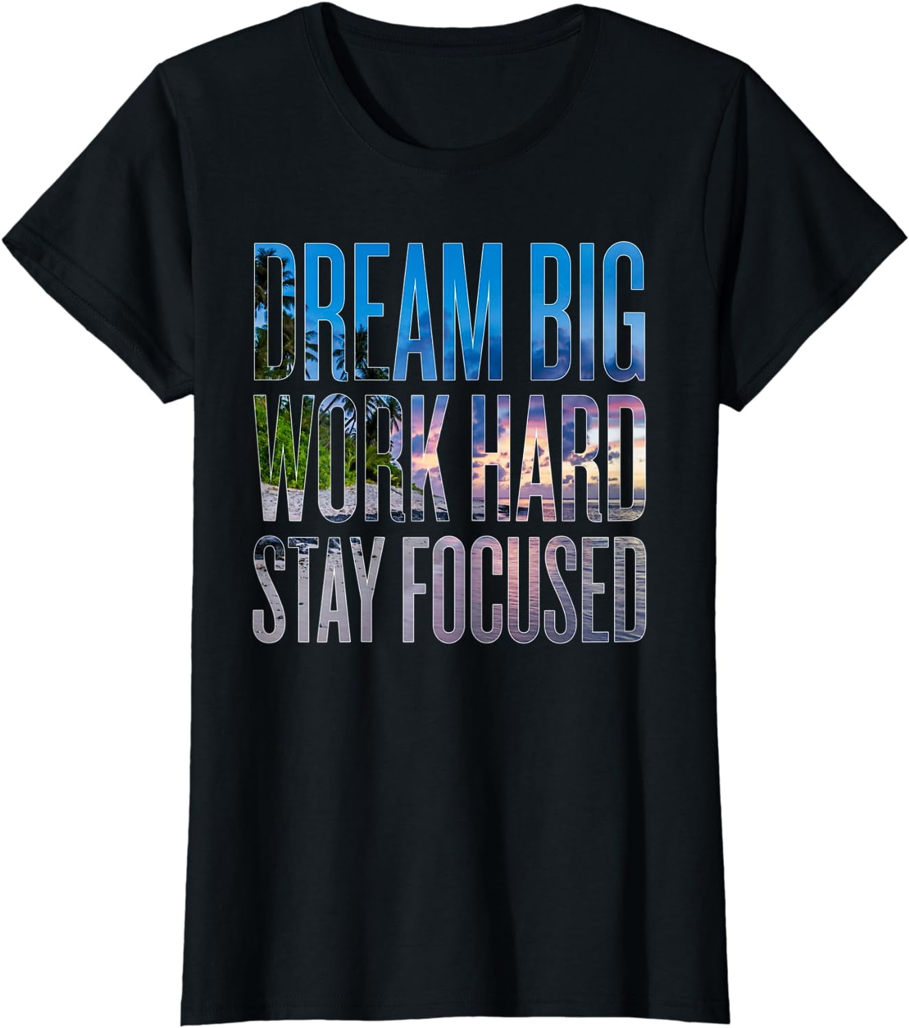 Dream Big Work Hard Stay Focused T-shirt - Entrepreneur Gift - Walmart.com