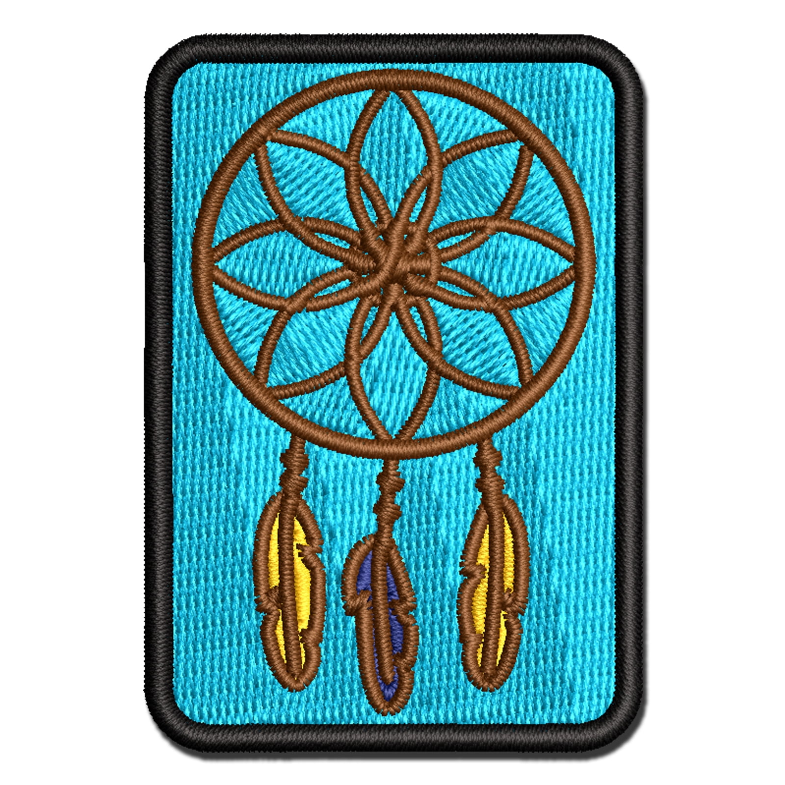 Dream Catcher Applique Multi-Color Embroidered Iron-On Patch - 2.0 Inch ...