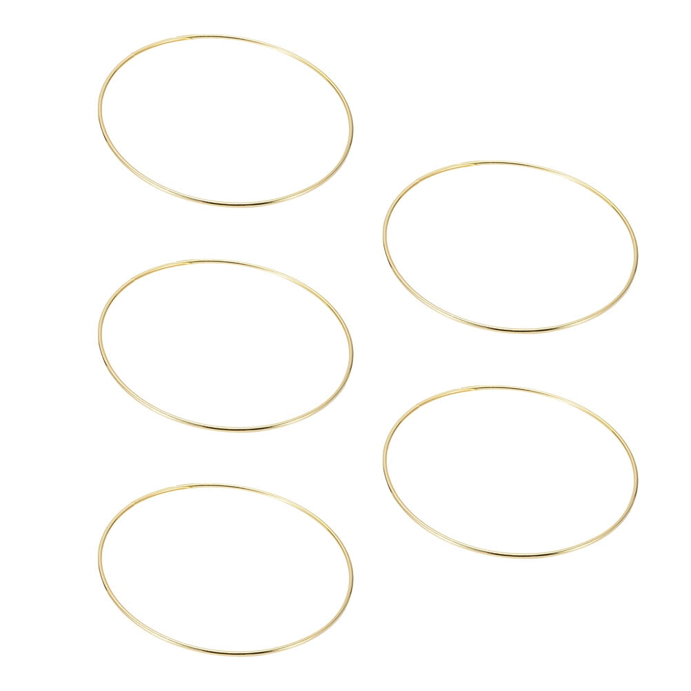 Dream Catcher Circle Gold Decor Iron Ring Dream Catcher Hoop Floral ...