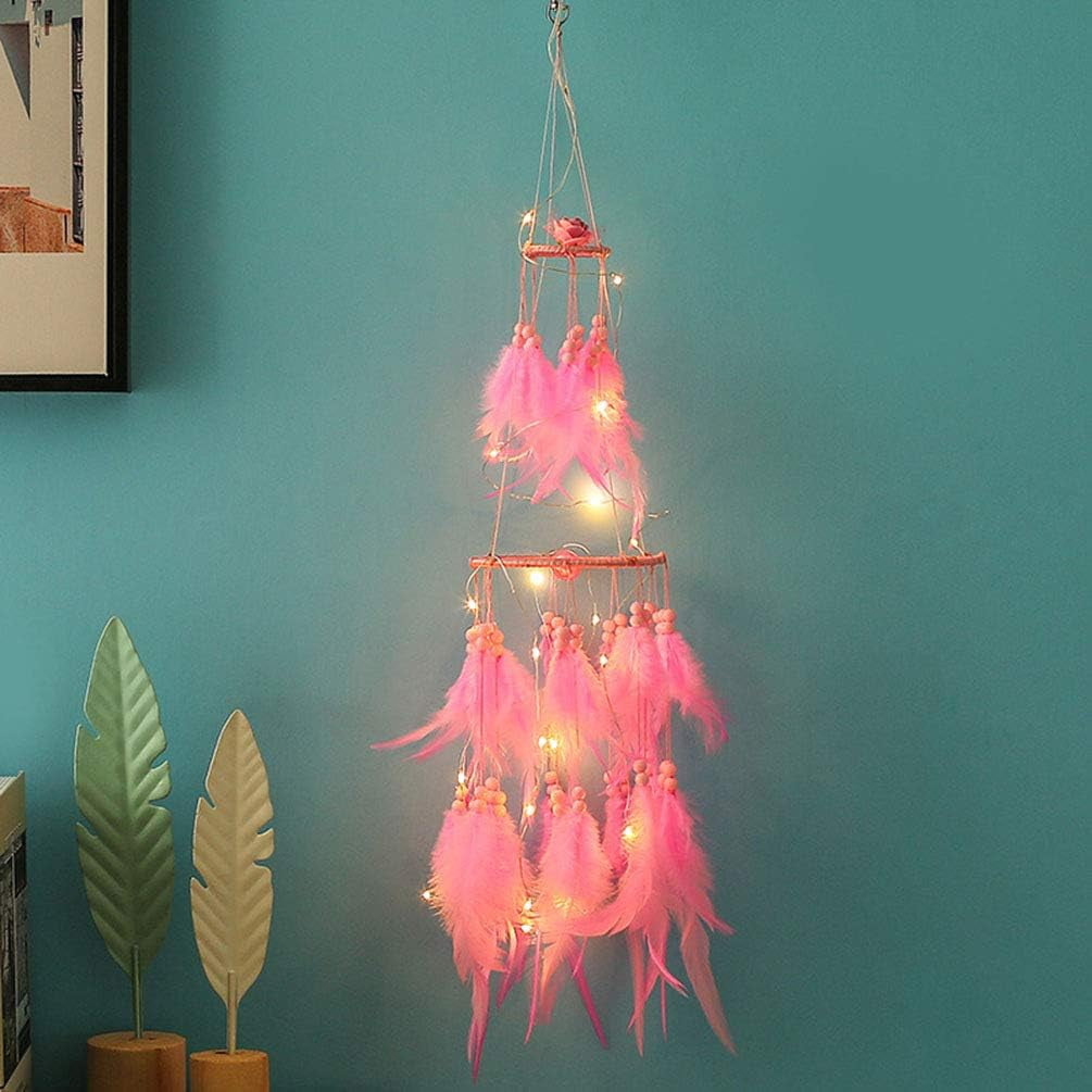 Dream Catcher Decoration With Warm Led Light Chain For Hanging, Warm ...