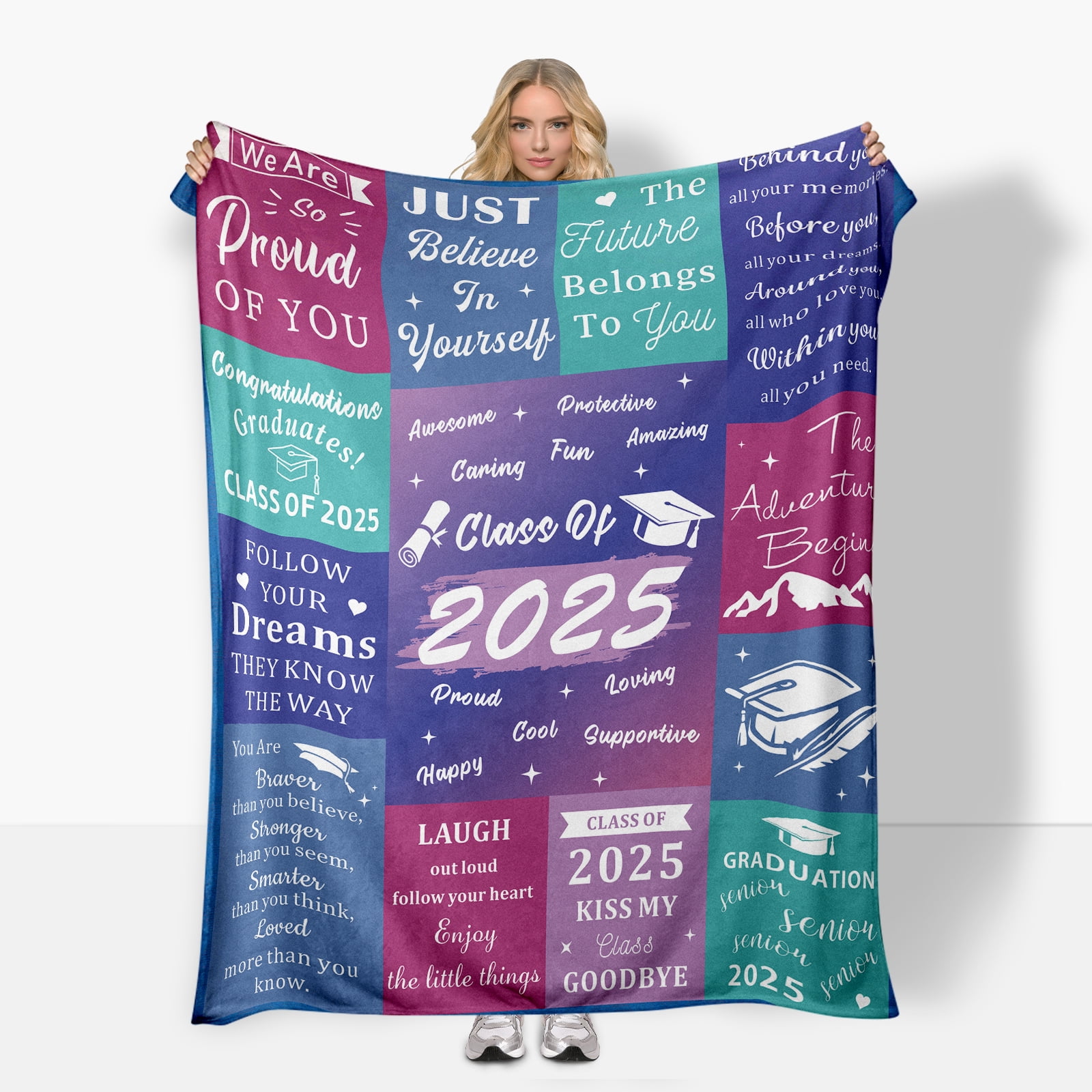 Dream Chaser Comfort Blanket, Thoughtful Graduation Gift for University ...