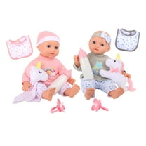 Dream Collection 16" Baby Doll Travelling Set - Blue - Walmart.com