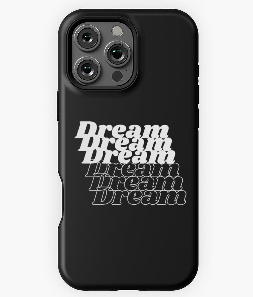 Dream Cursive Script Word Art N5012 Phone Case for iPhone 17 16 15 14 ...