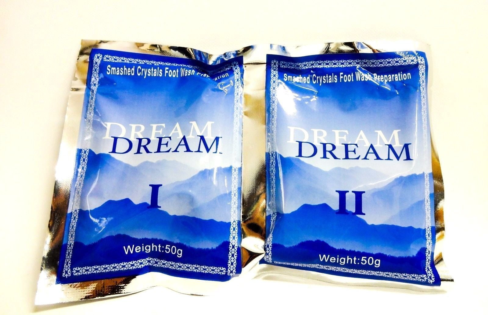 Dream Dream Pedicure Smashed Crystal Jelly Foot Bath Set I & II (Mint ...