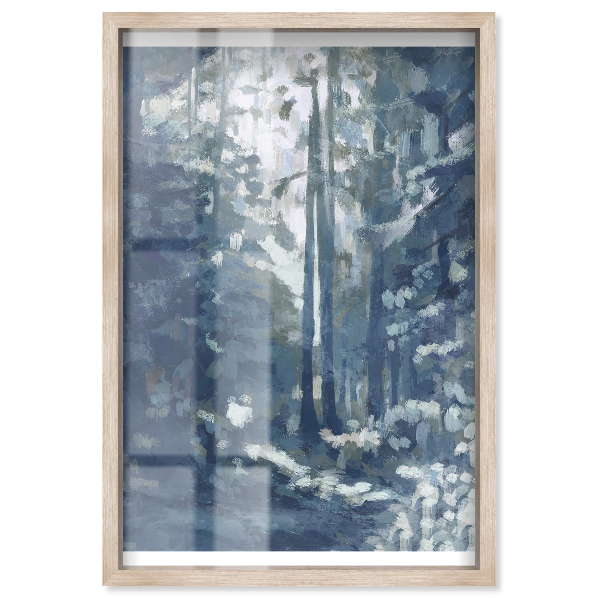 Dream Escape Shadowbox Print Blue Wall Decor by Art Remedy, Blonde ...