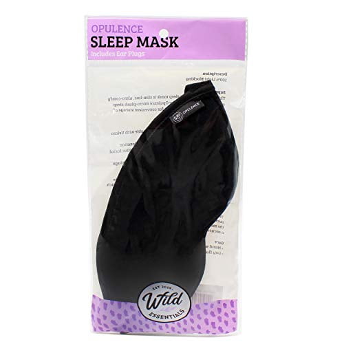 Dream Essentials Opulence Micro Plush Sleep Mask with Earplugs and ...