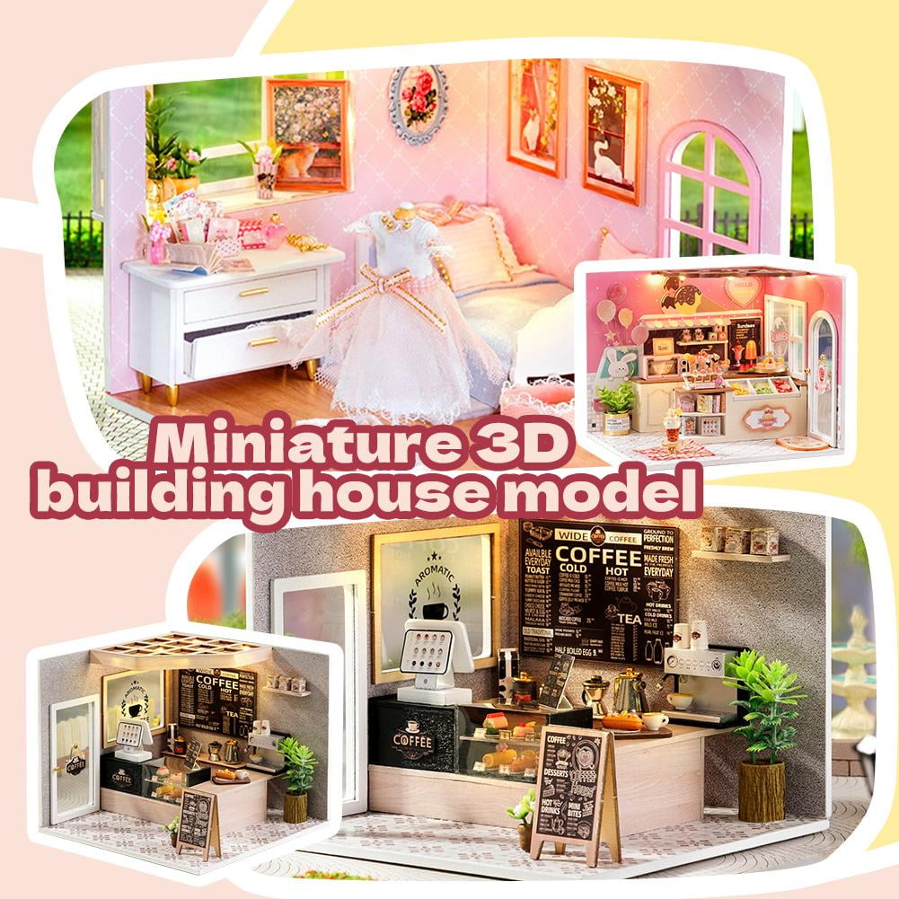 Dream Ferris Wheel English version Zhiqu House DIY hut my small scene miniature 3D three ...