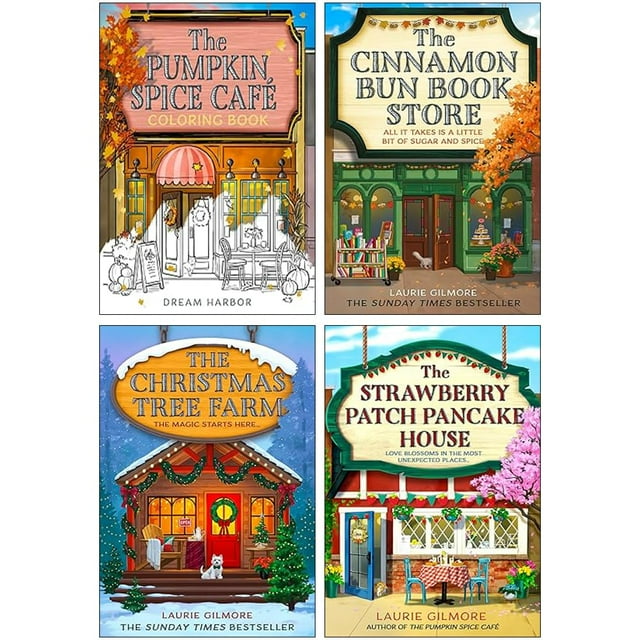 "Dream Harbor: Set of 4 Books Collection The Pumpkin Spice Café, The ...
