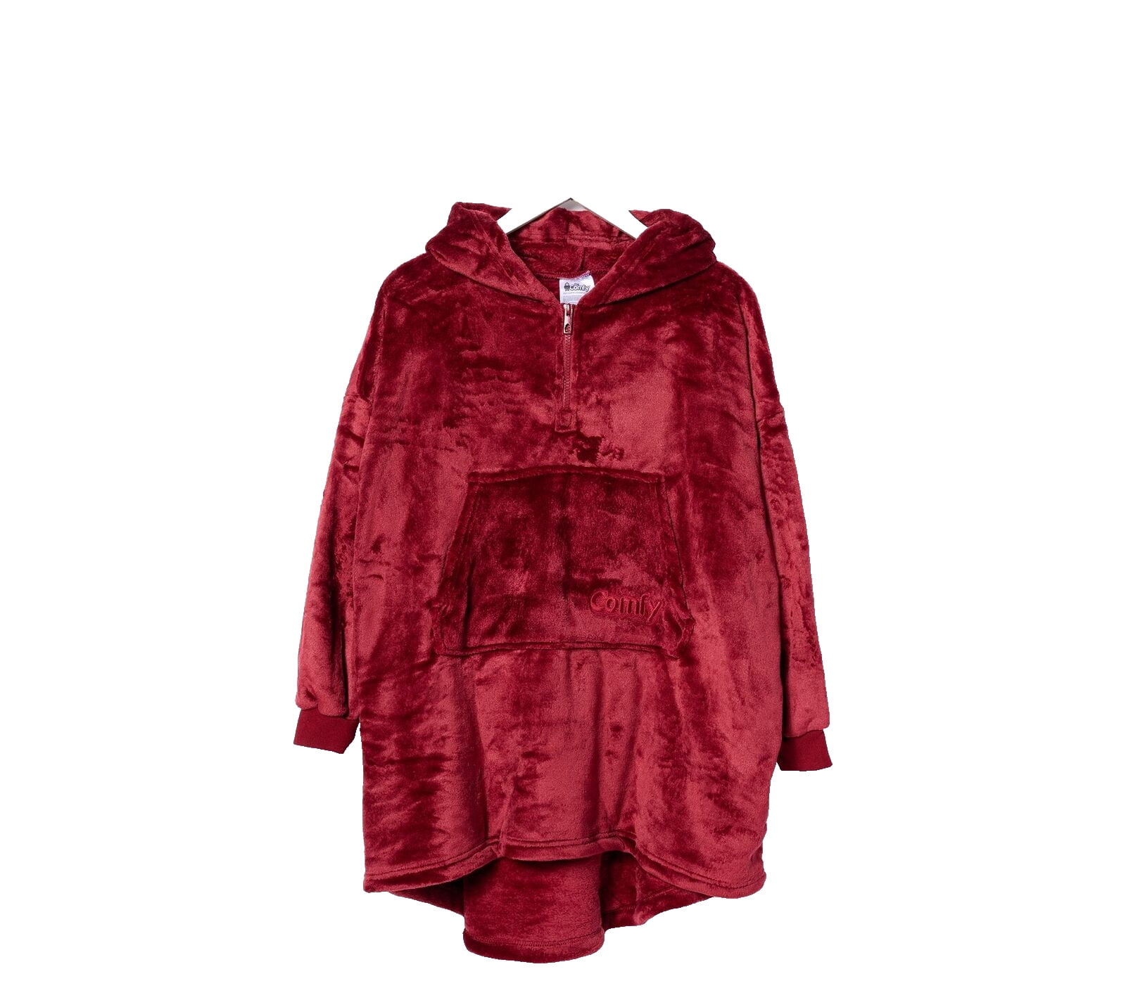Dream Jr Quarter Zip Wearable Blanket in Crimson - Walmart.com