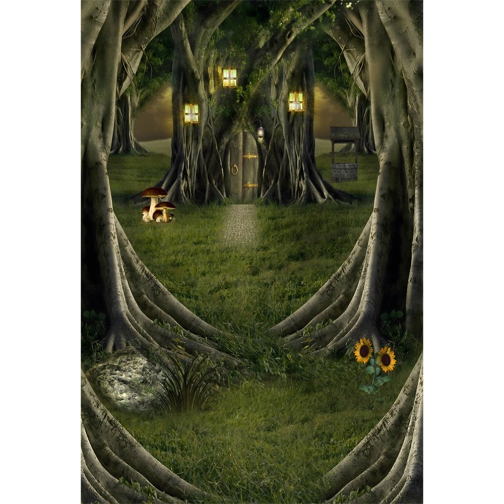 Dream Jungle Forest Backdrops Fantasy Fairy Tale Wonderland Tropical ...