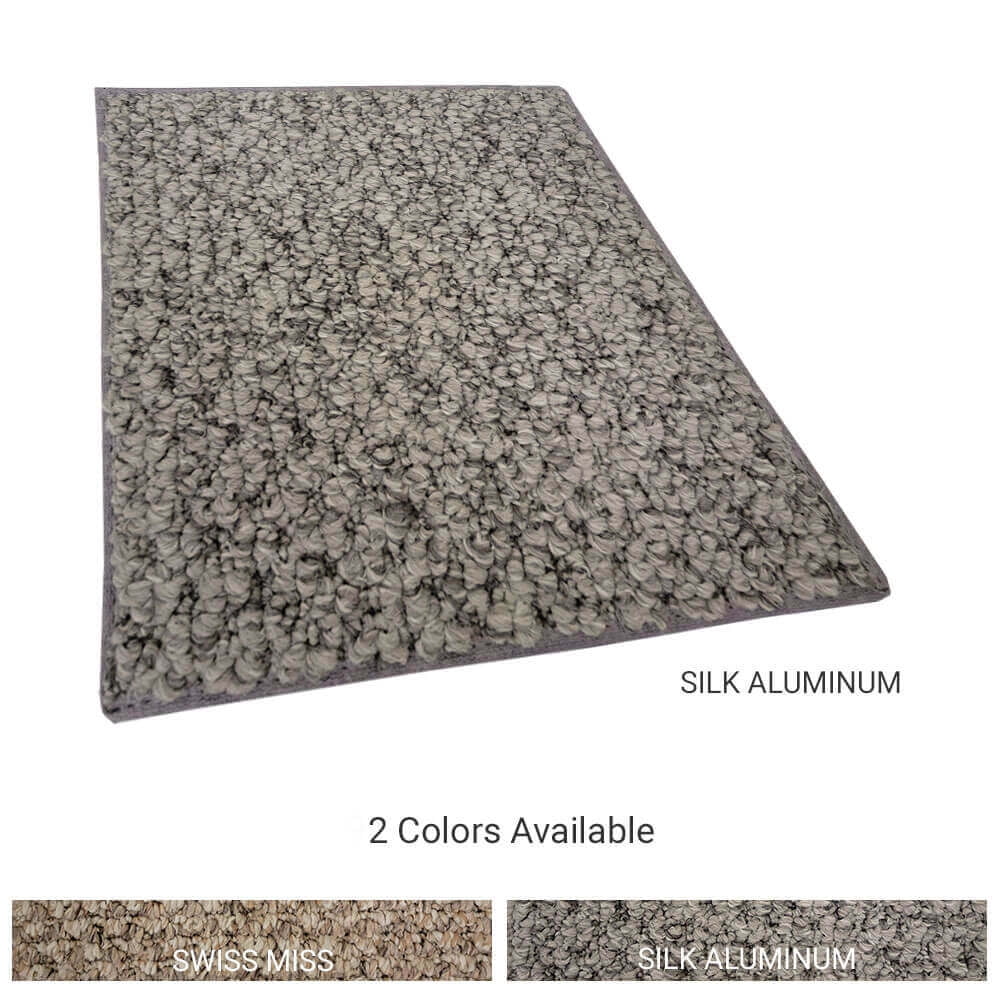Dream Land Wool Inspired Berber Indoor Area Rug-Silk Aluminum-8x8 ...
