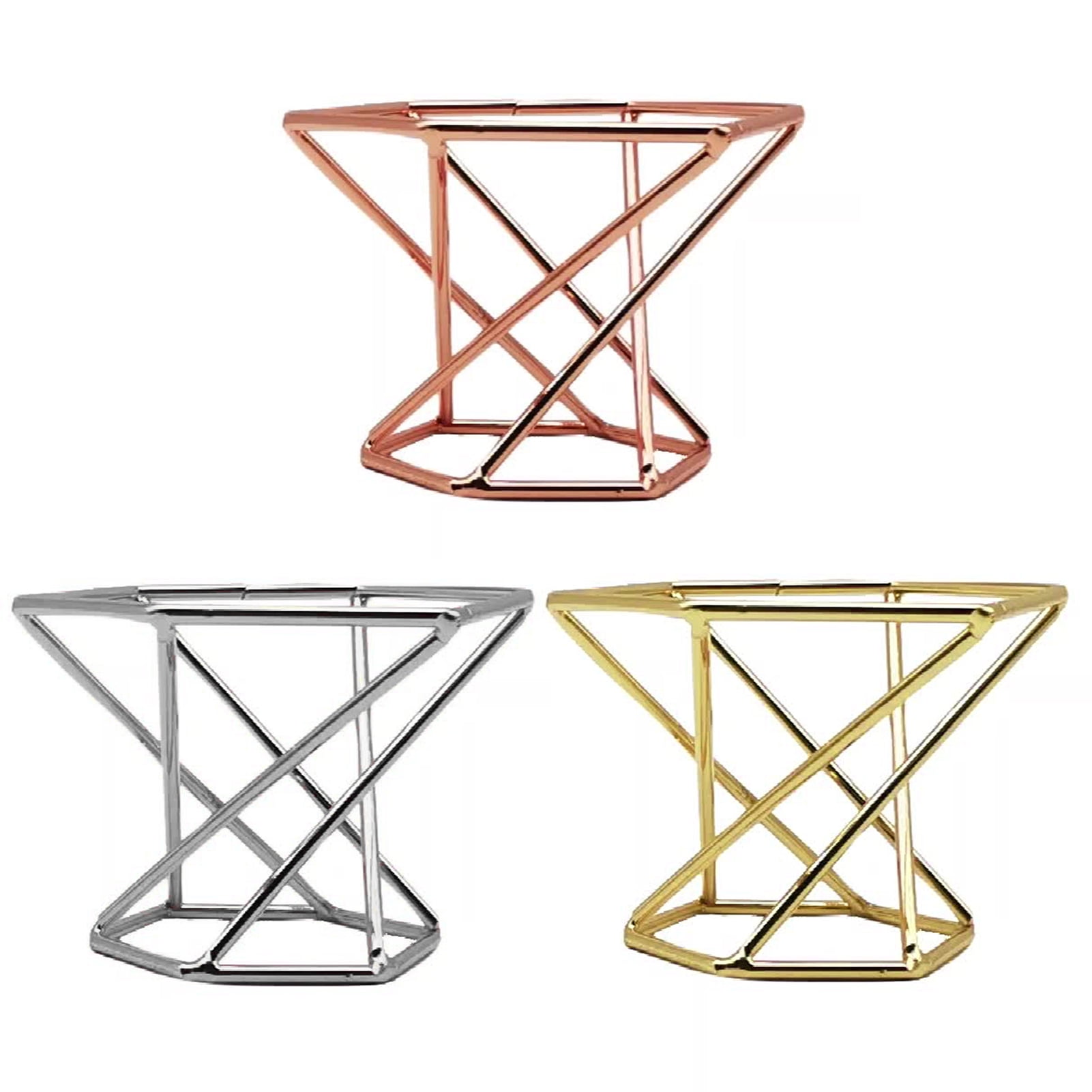 Dream Lifestyle 3 PCS Air Plant Holder, Metal Geometric Tabletop Air ...