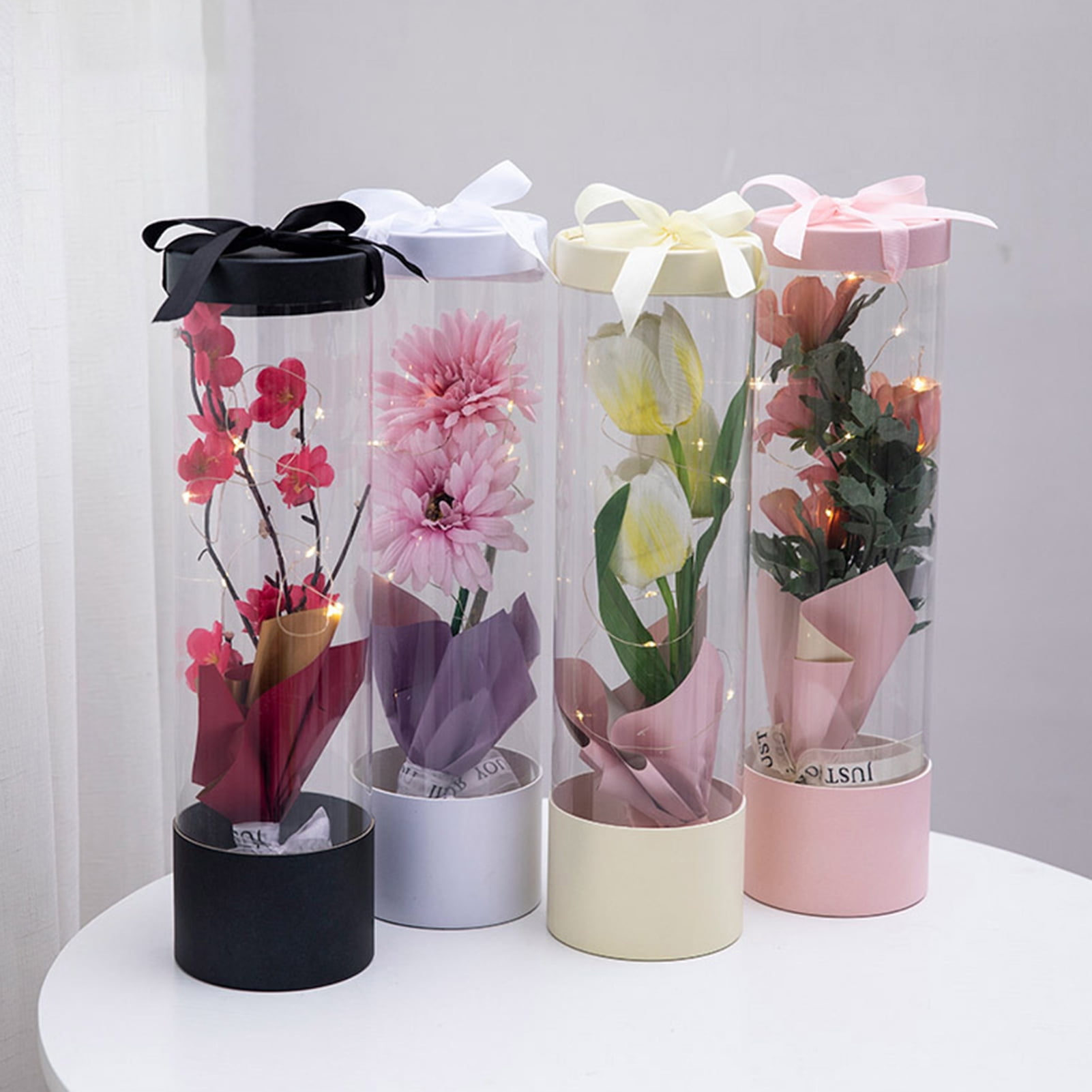 Dream Lifestyle Flower Gift Box,Clear Boxes for Favors,Hanging Gift Box ...