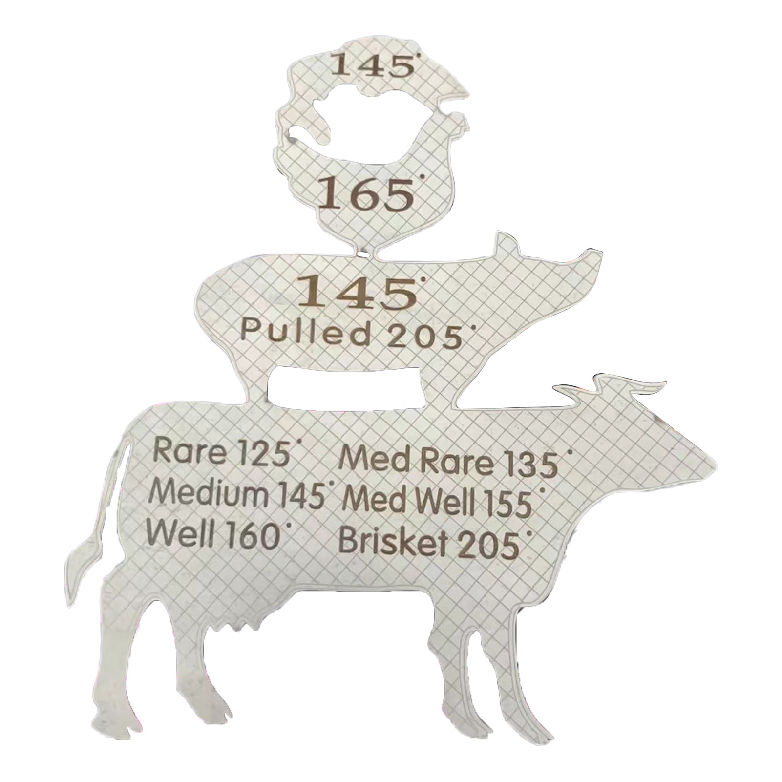 Dream Lifestyle Magnetic Cooking Temperature Chart Meat Temperature ...