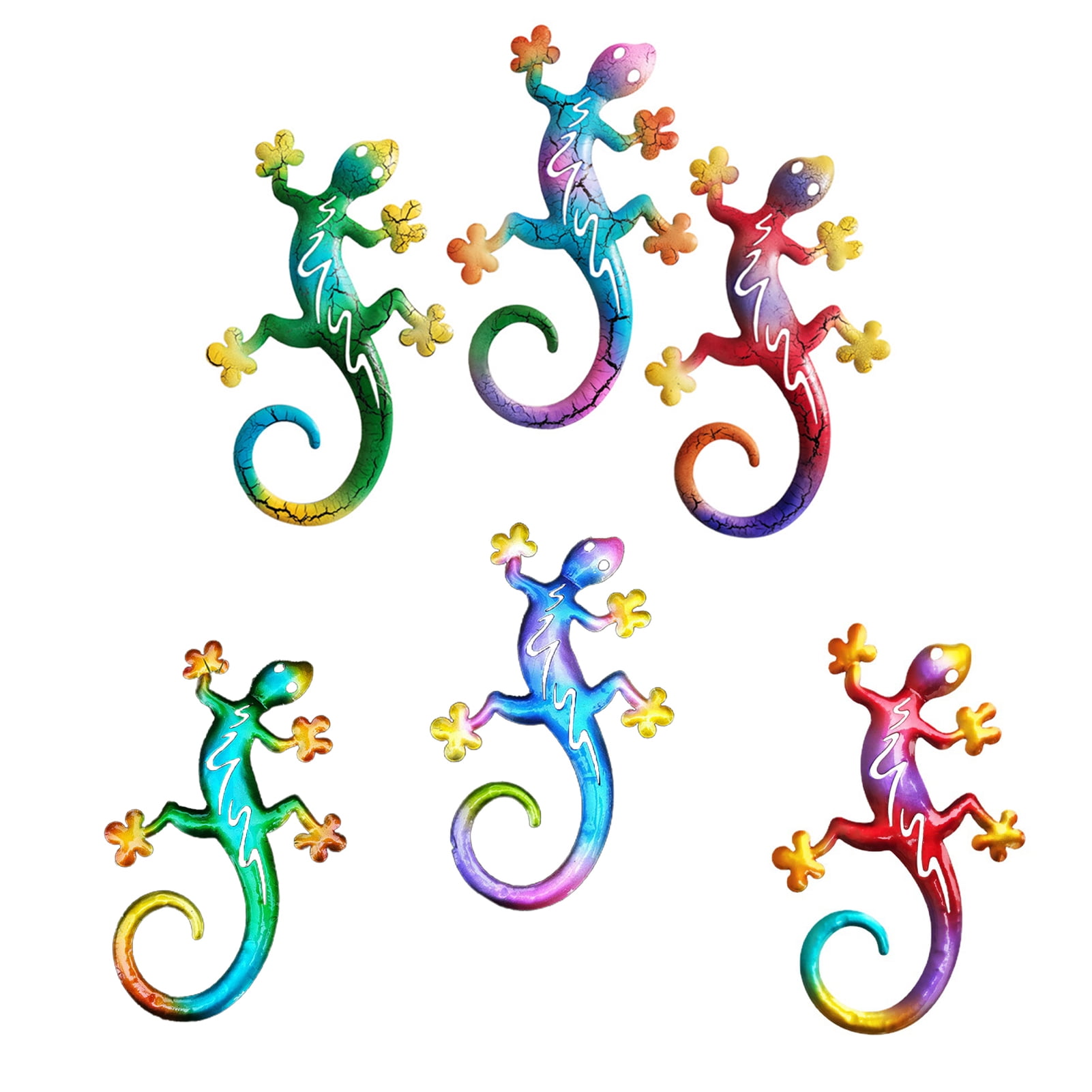 Dream Lifestyle Metal Lizards Gecko Wall Art Decor,Indoor Outdoor ...