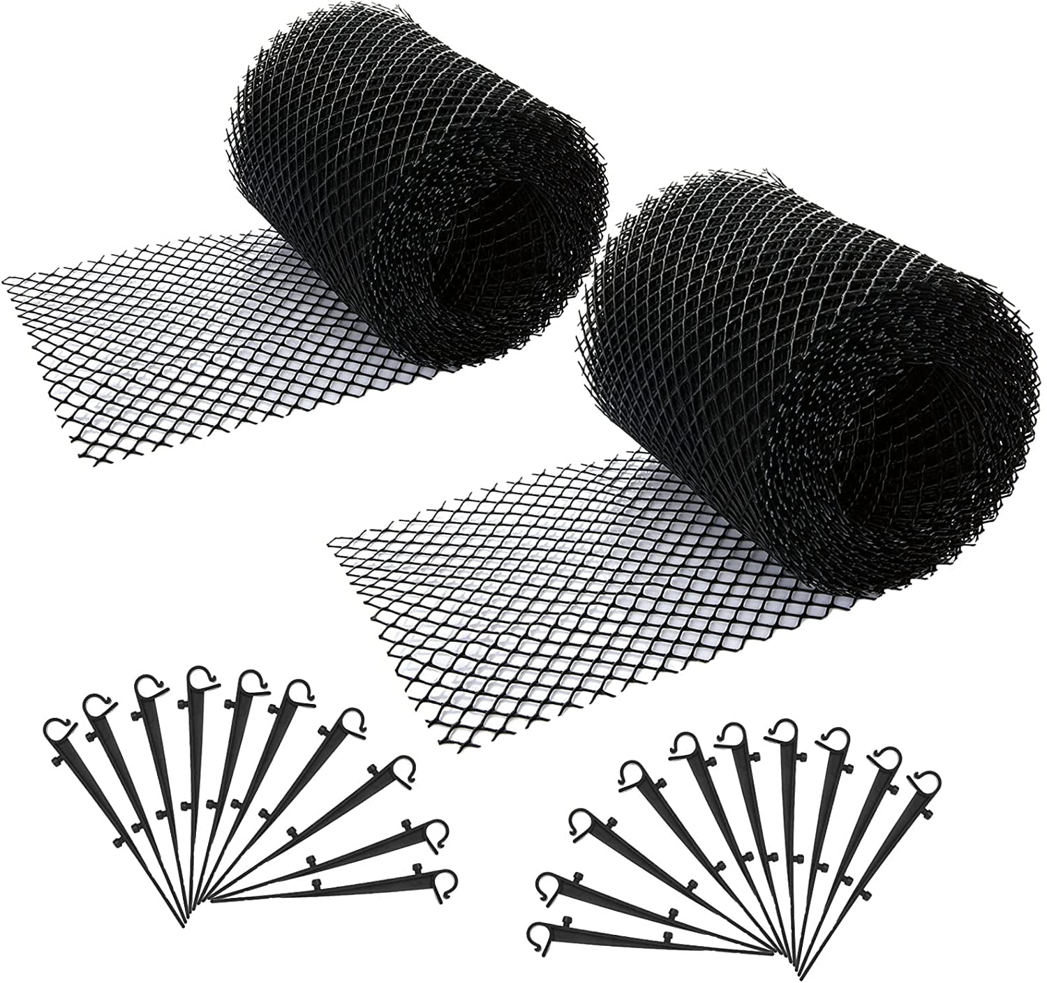 Dream Lifestyle Plastic Gutter Guard Mesh Roll 7” x 26 Ft, Adjustable ...
