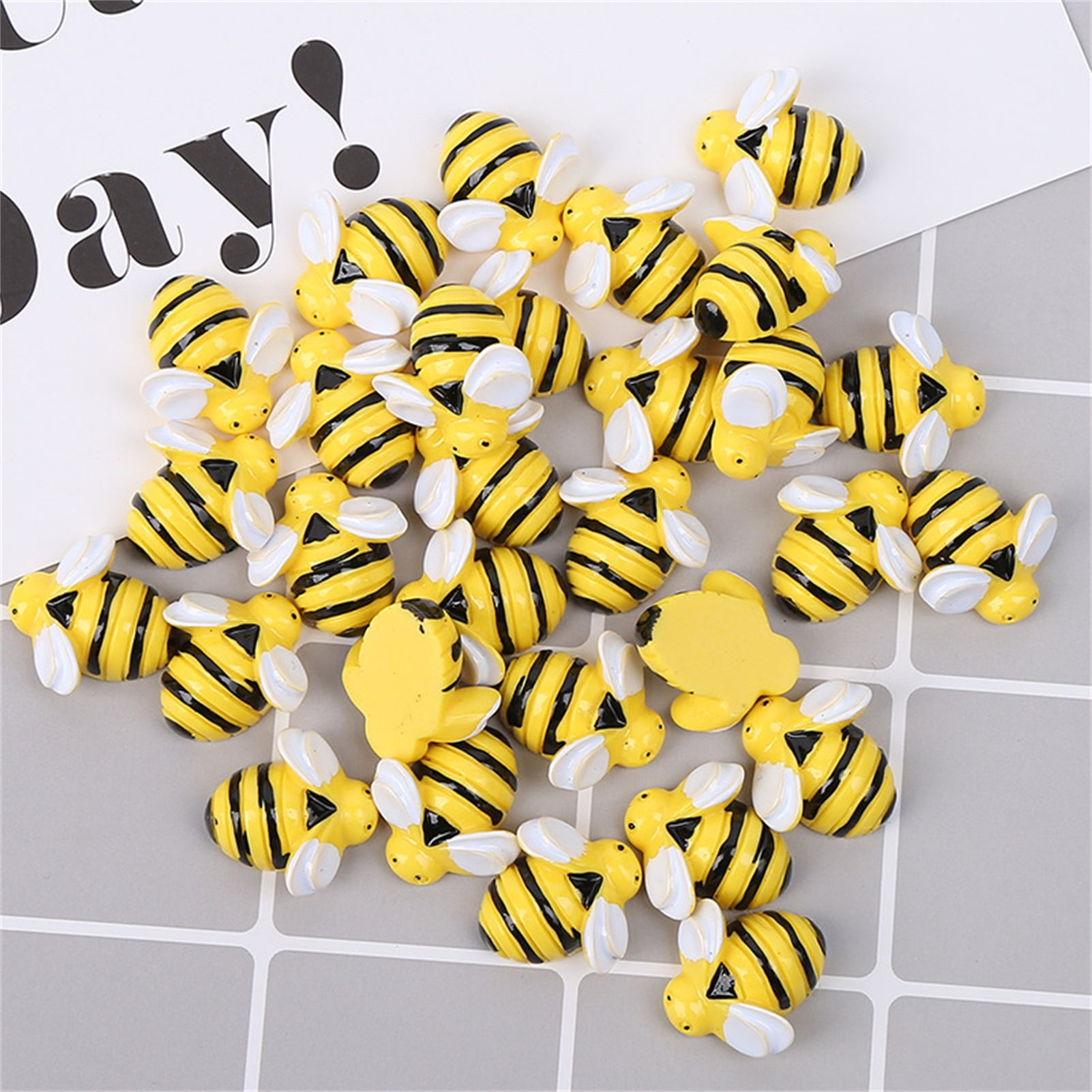 Dream Lifestyle Tiny Resin Bees Ornaments Decor Mini Bee Ornaments 0 75 ...