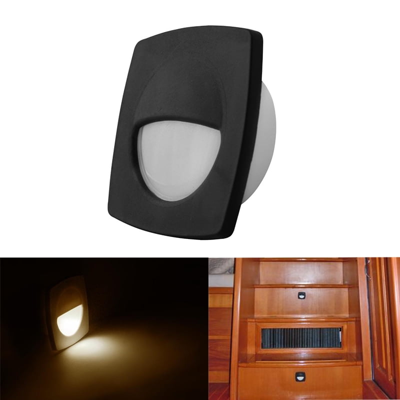 Dream Lighting 2.2" 12V LED Courtesy Lights,Black Shell,for Boat RV ...