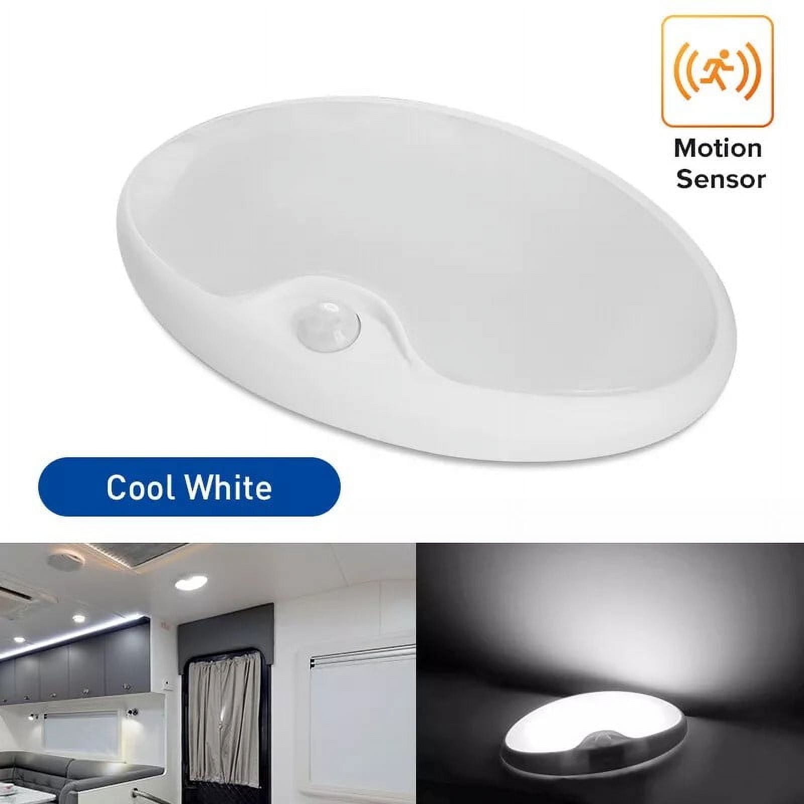 Dream Lighting 6inch LED Pancake Light,Motion Sensor,12Volts,for RV ...