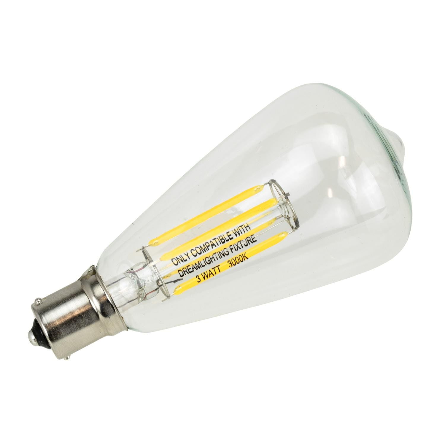 Dream Lighting LED Edison Bulb/Warm White - 3000K - Walmart.com