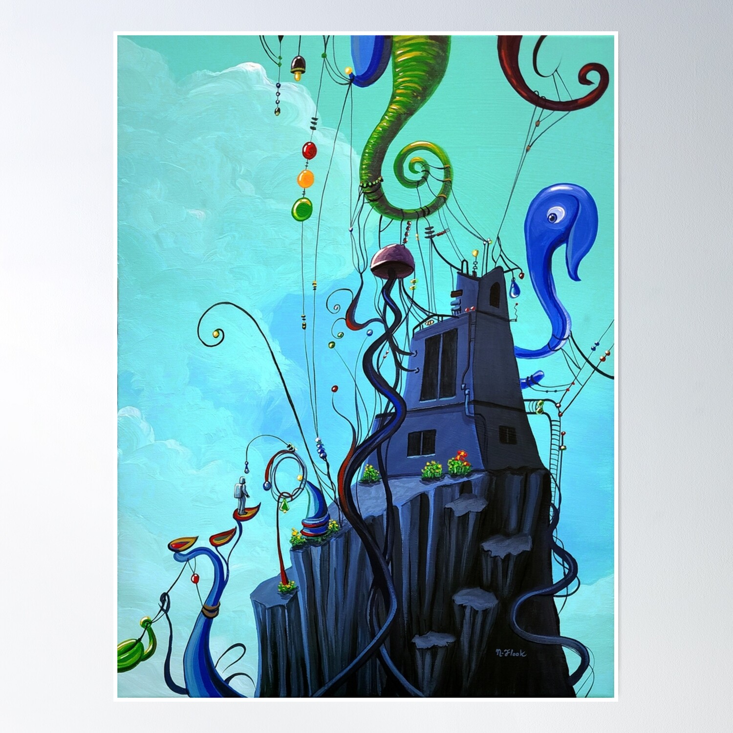 Dream Machine Poster Wall Art, Modern Wall Decor, 16x24 UNFRAMED ...