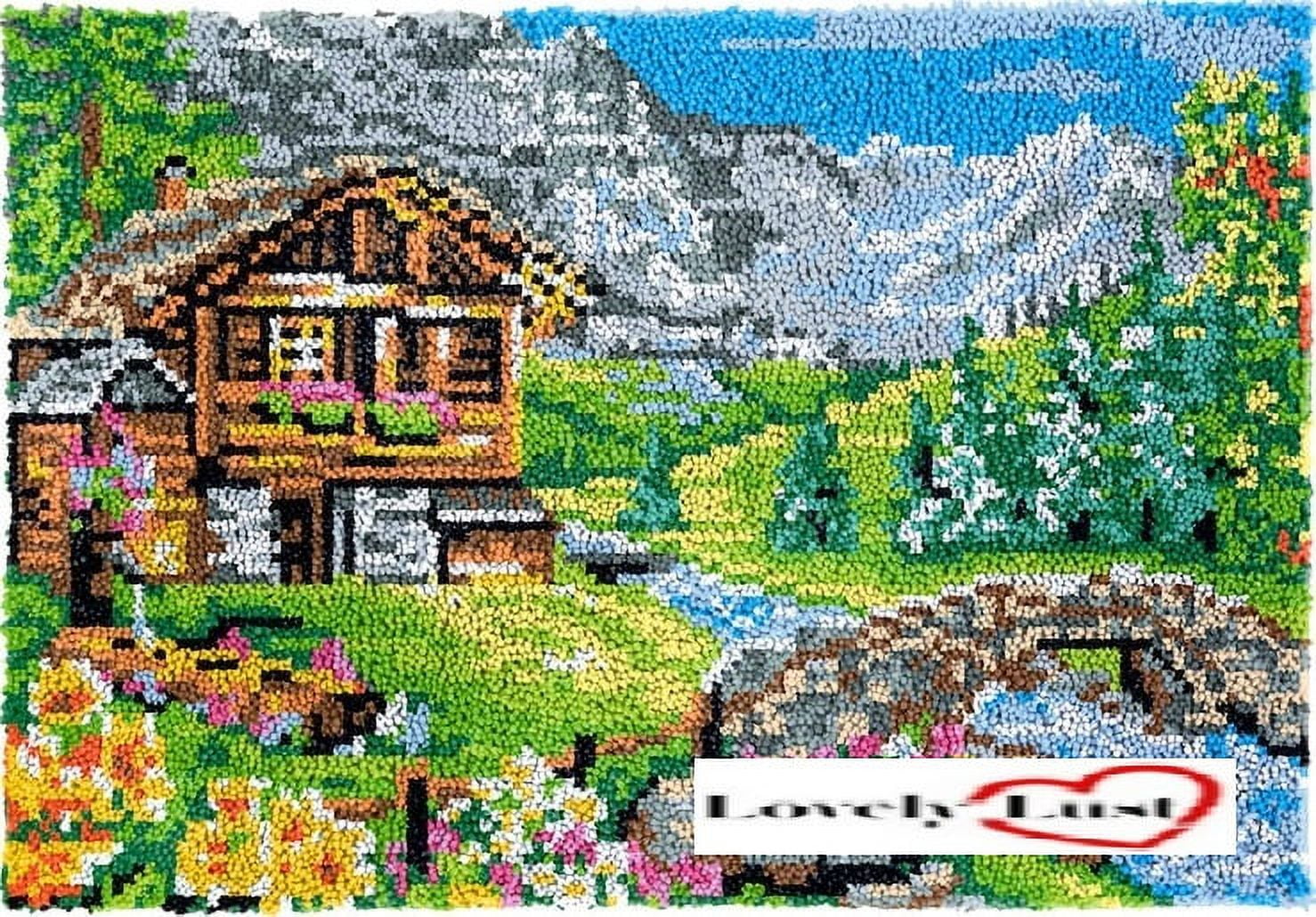 Dream Mountain House | Rug Making Latch Hooking Kit - Walmart.com