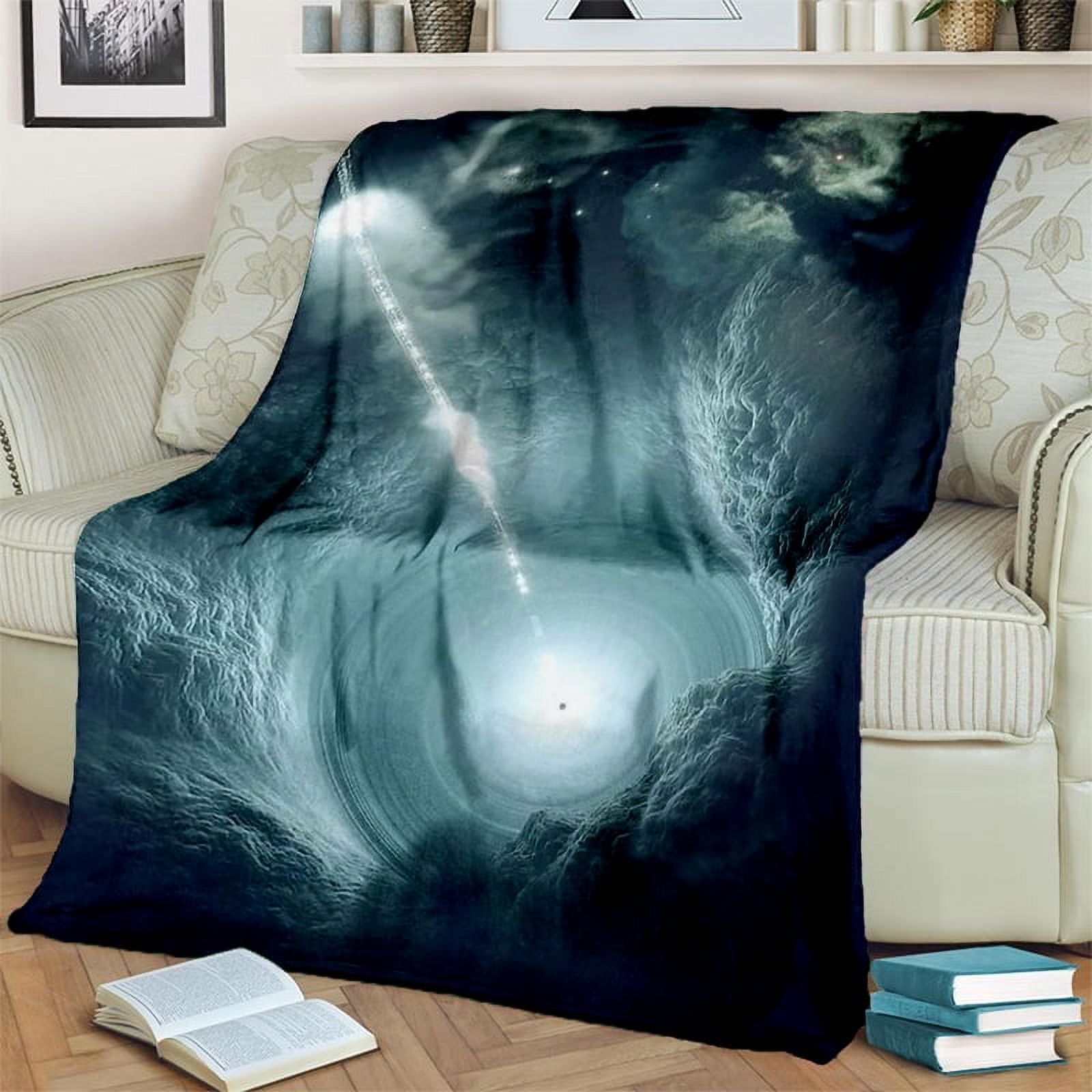 Dream Natural Tornado Cloud Twister Blanket Soft Throw Blanket for Home ...