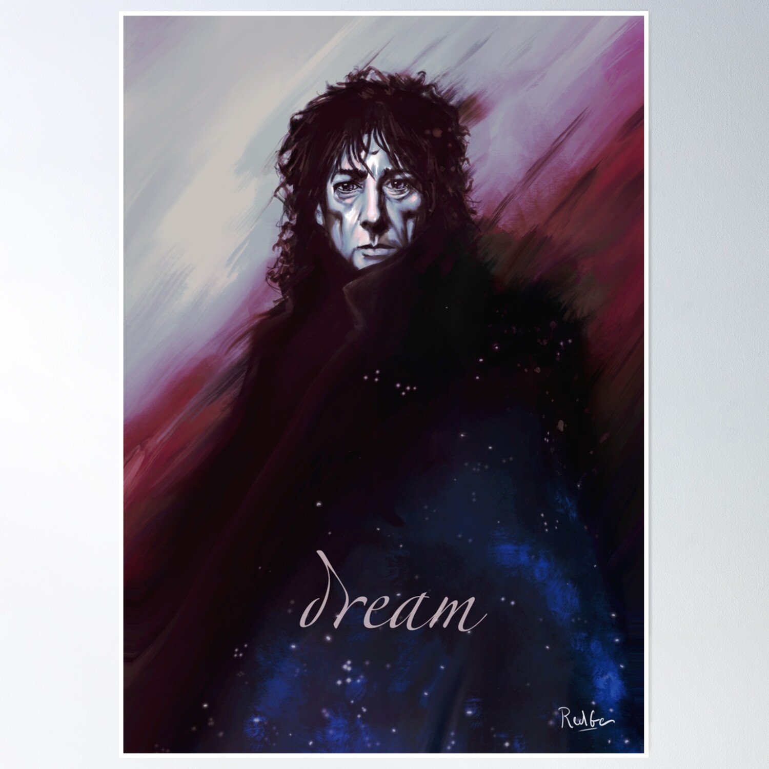 Dream: Neil Gaiman Poster Wall Art, Modern Wall Decor, 8x12 UNFRAMED ...