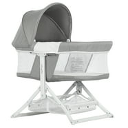 Delta Children Curve Bassinet, White/Grey - Walmart.com