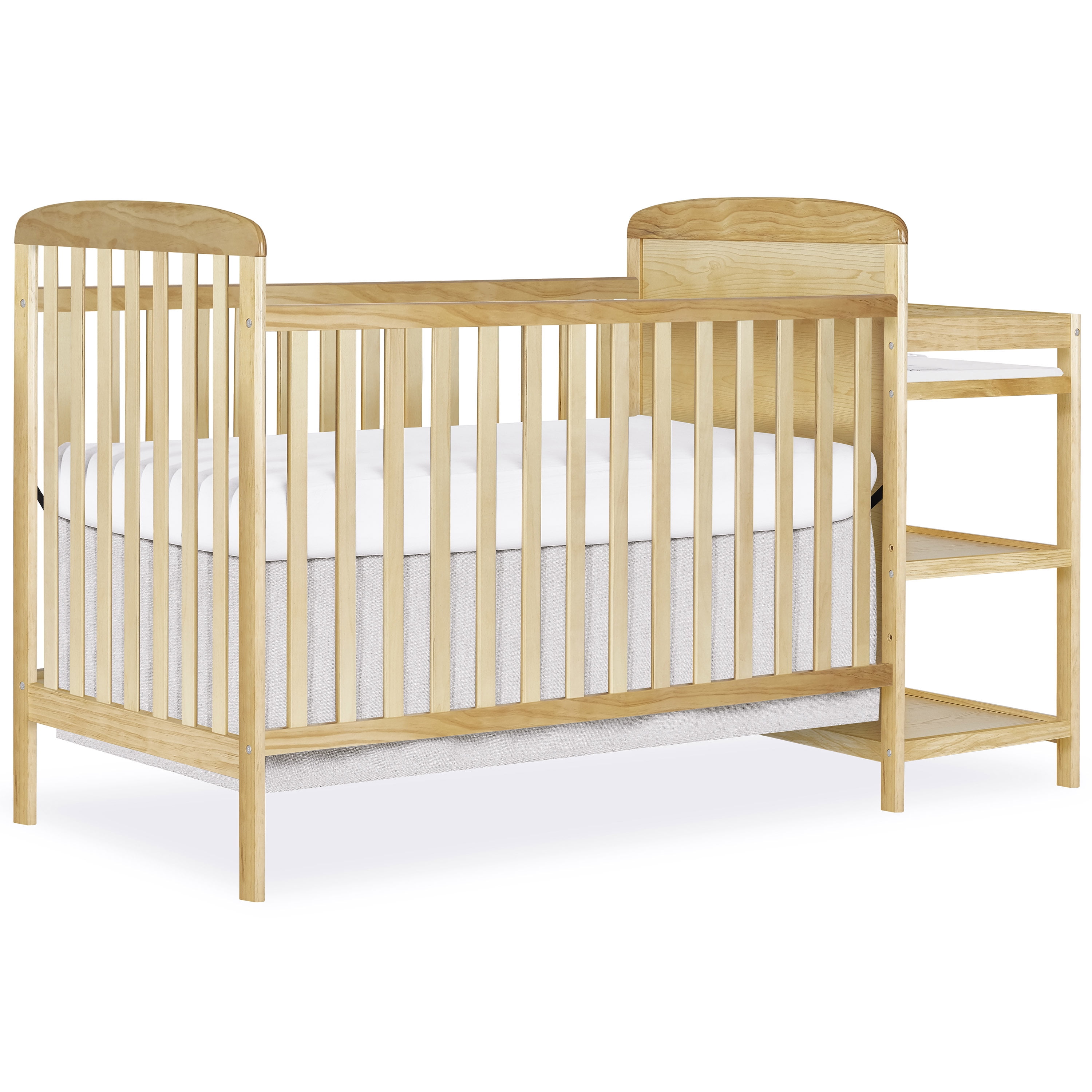 Dream On Me Anna 3-in-1 Full Size Crib and Changing Table Combo in ...