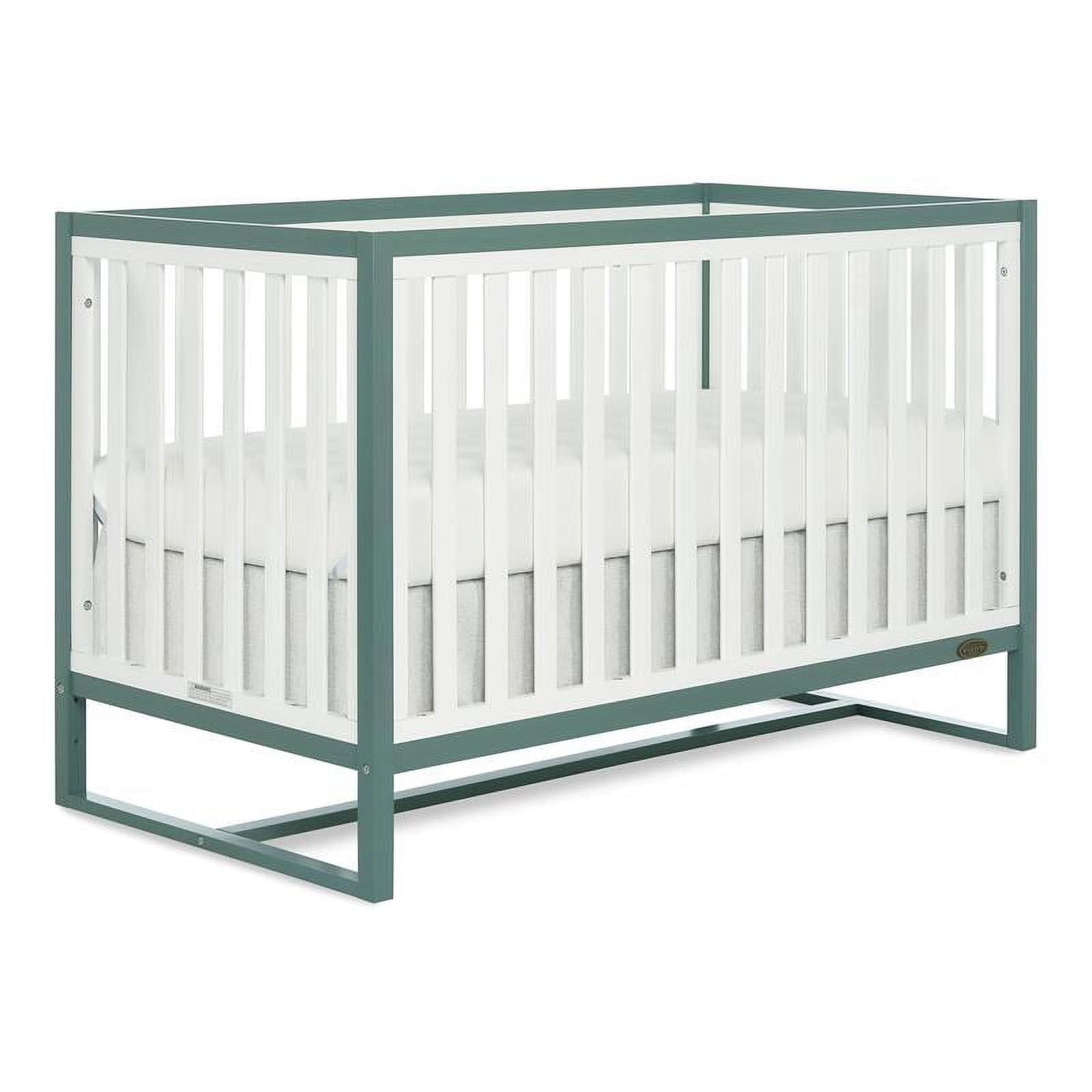 Dream On Me Arlo 5-In-1 Convertible Crib, Jungle Green - Walmart.com