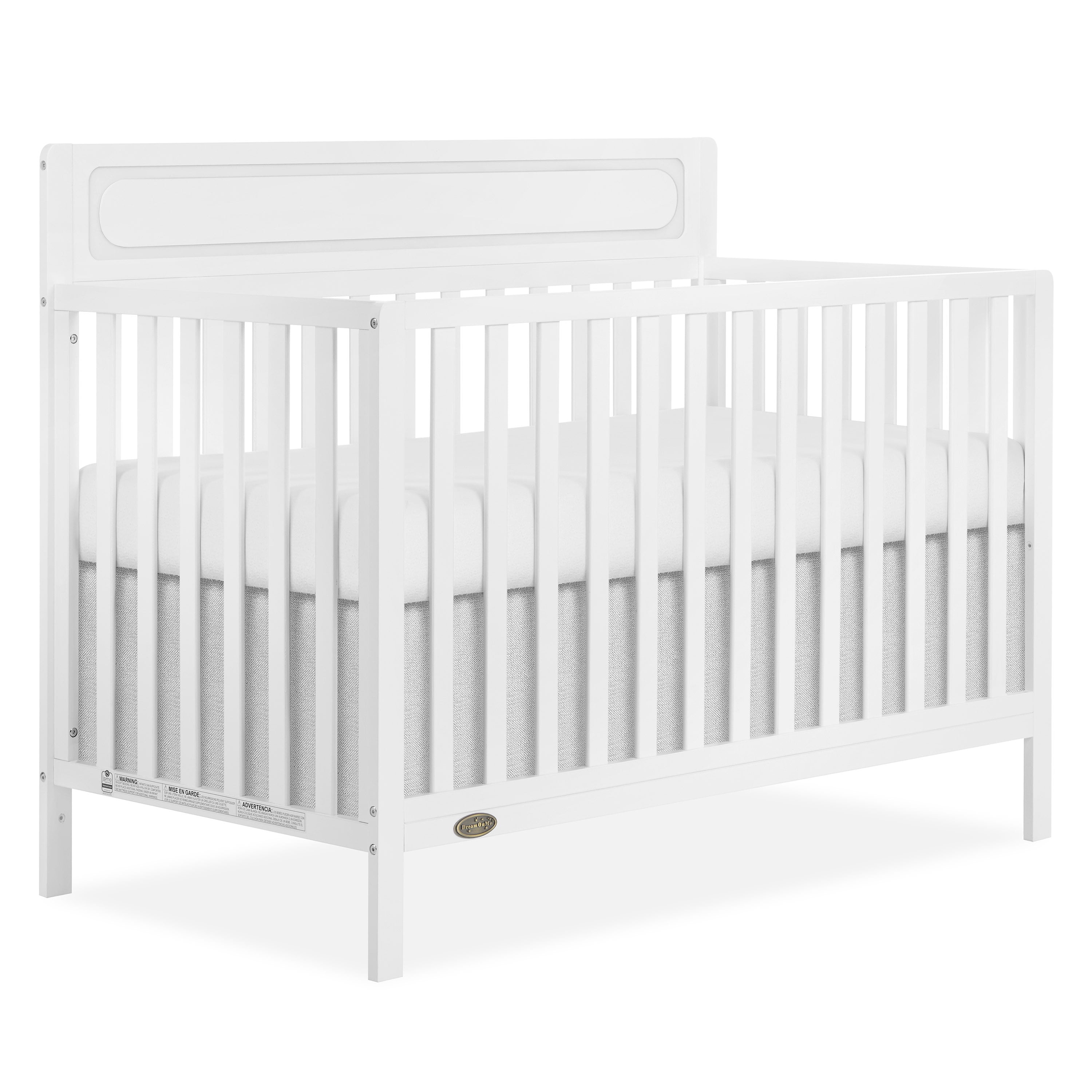 Dream On Me Avery Convertible Crib, White - Walmart.com