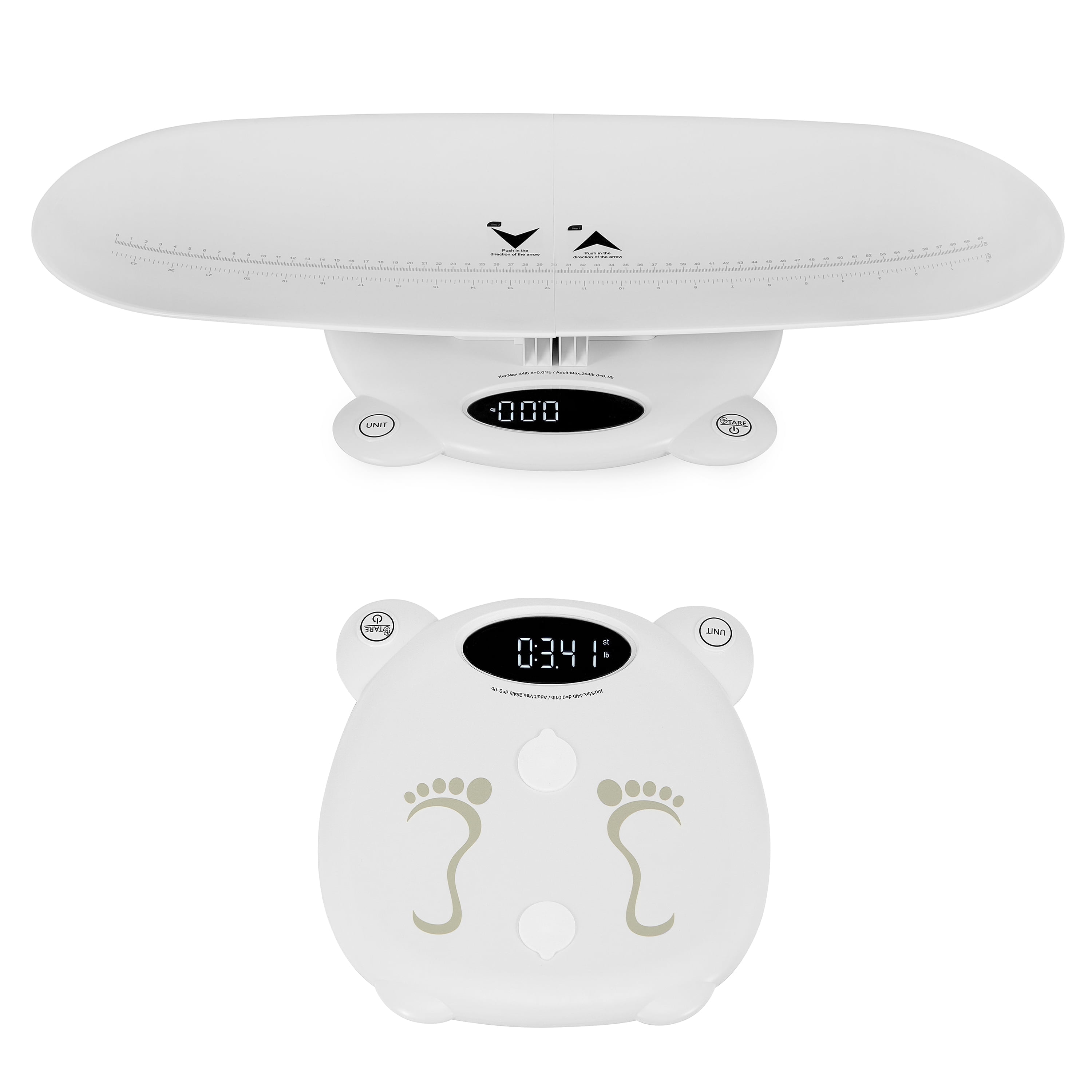 Dream On Me Big Moments 3-in-1 Digital Weighing Scale – Baby, Adult ...